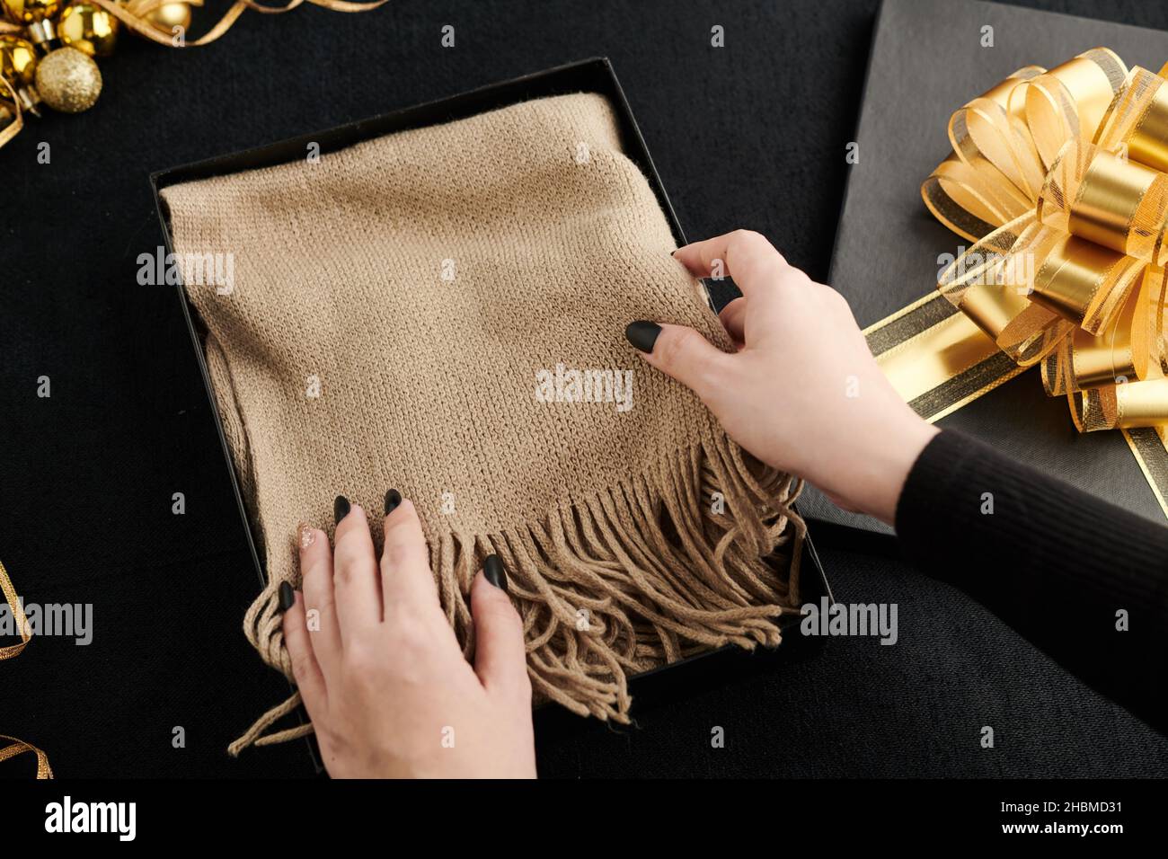 Wood wool packing hi-res stock photography and images - Alamy
