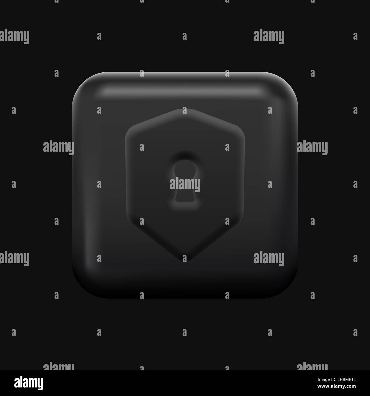 It lock button black hi-res stock photography and images - Alamy