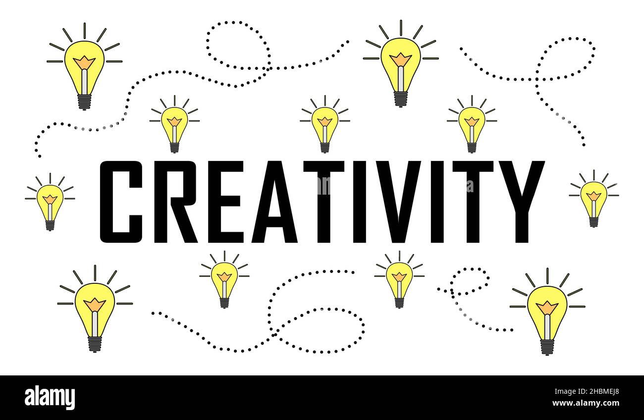 Illustration of a creativity concept Stock Photo - Alamy