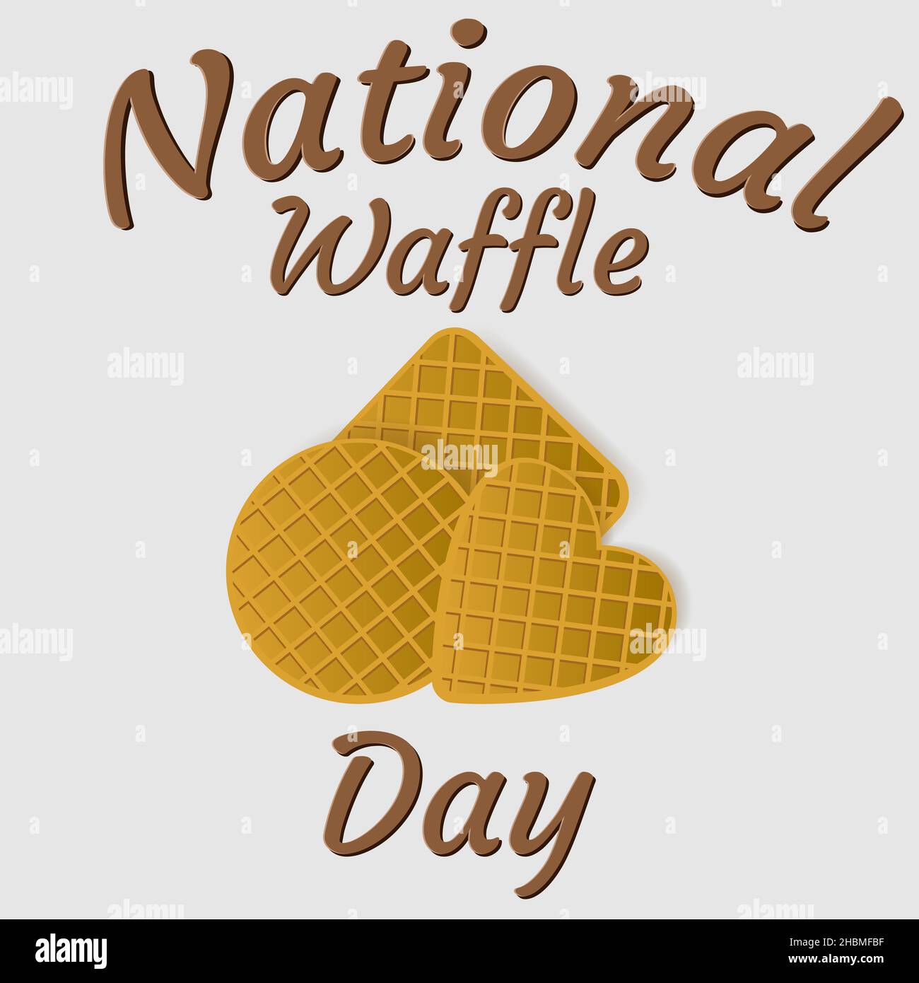 National Waffle Day. 24 August. The concept of a food festival in the ...
