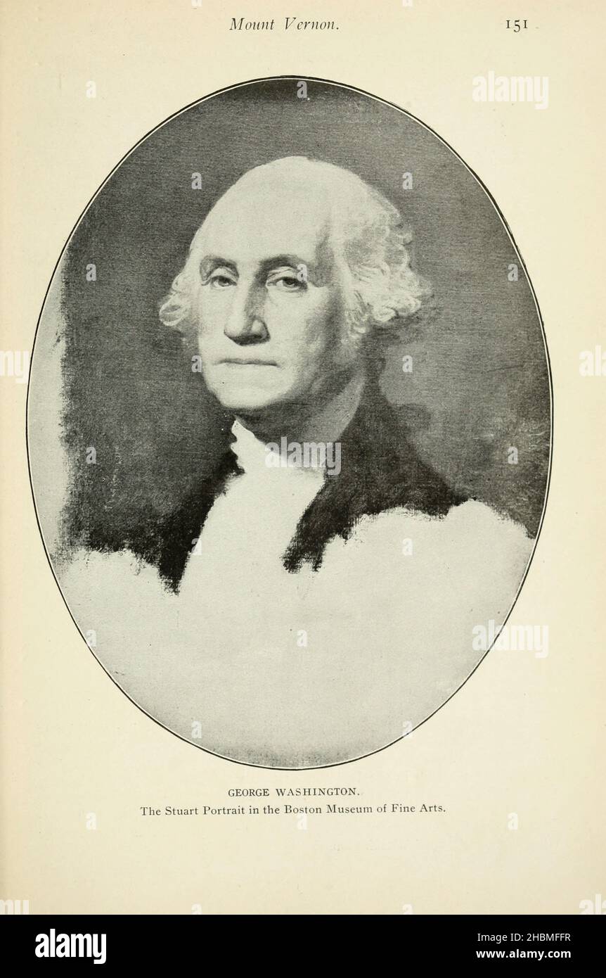 GEORGE WASHINGTON. The Stuart Portrait in the Boston Museum of Fine ...