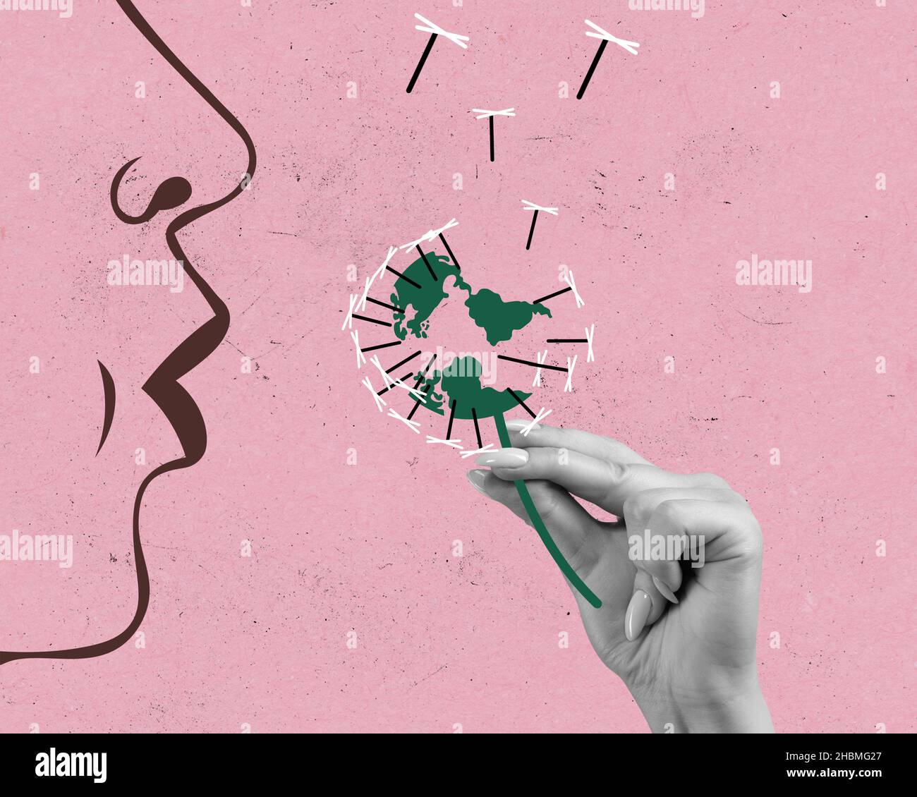 Contemporary art collage, modern creative design. Idea, inspiration ...