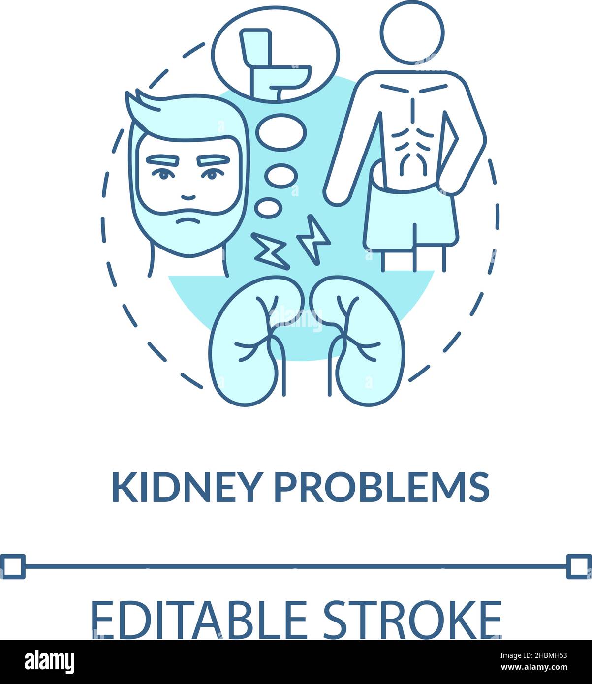 Chronic kidney disease illustration hi-res stock photography and images ...