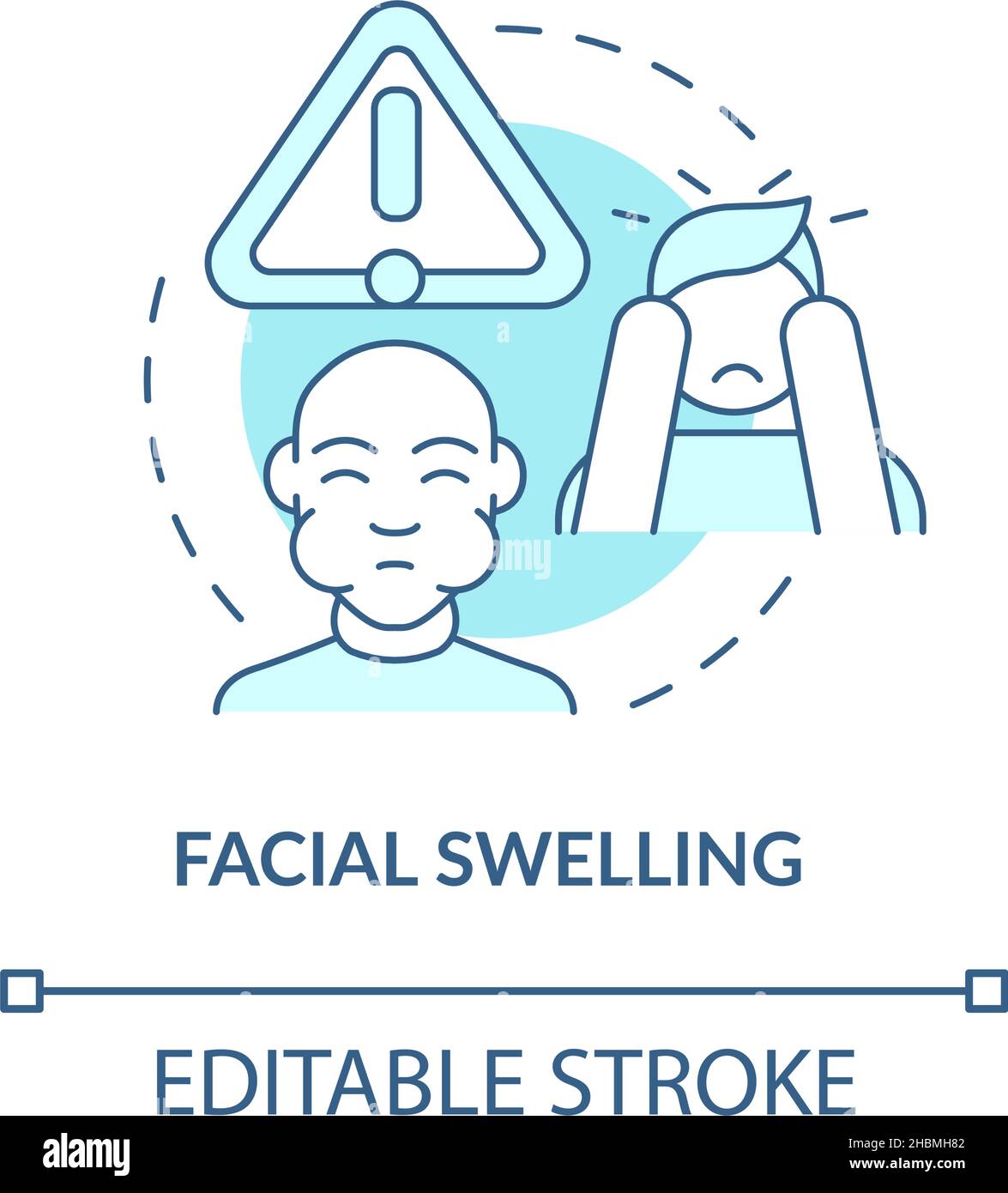 Swelling of face hi-res stock photography and images - Alamy