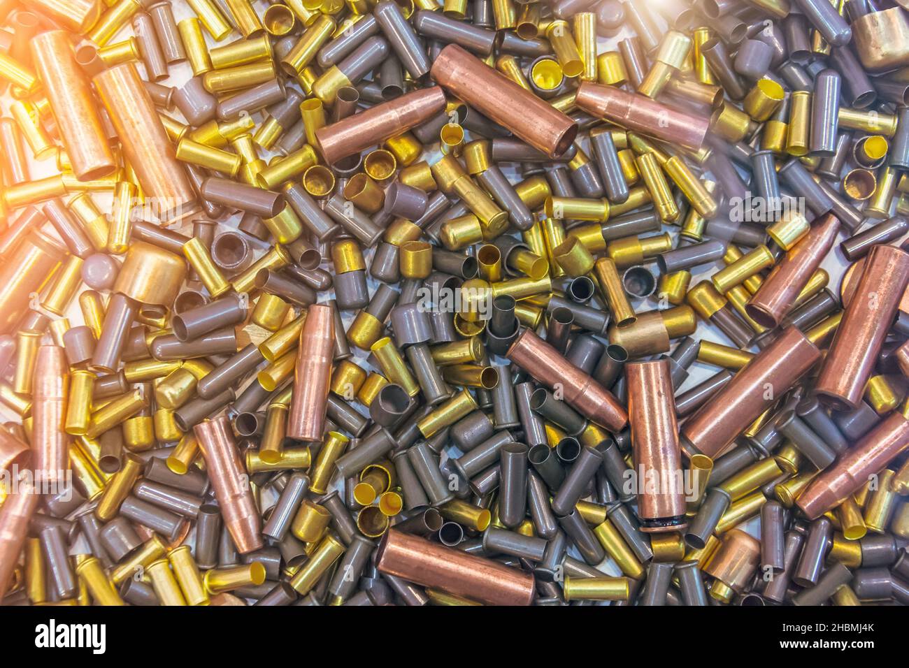 Ammo bullets, military war background. Army supplies texture Stock ...