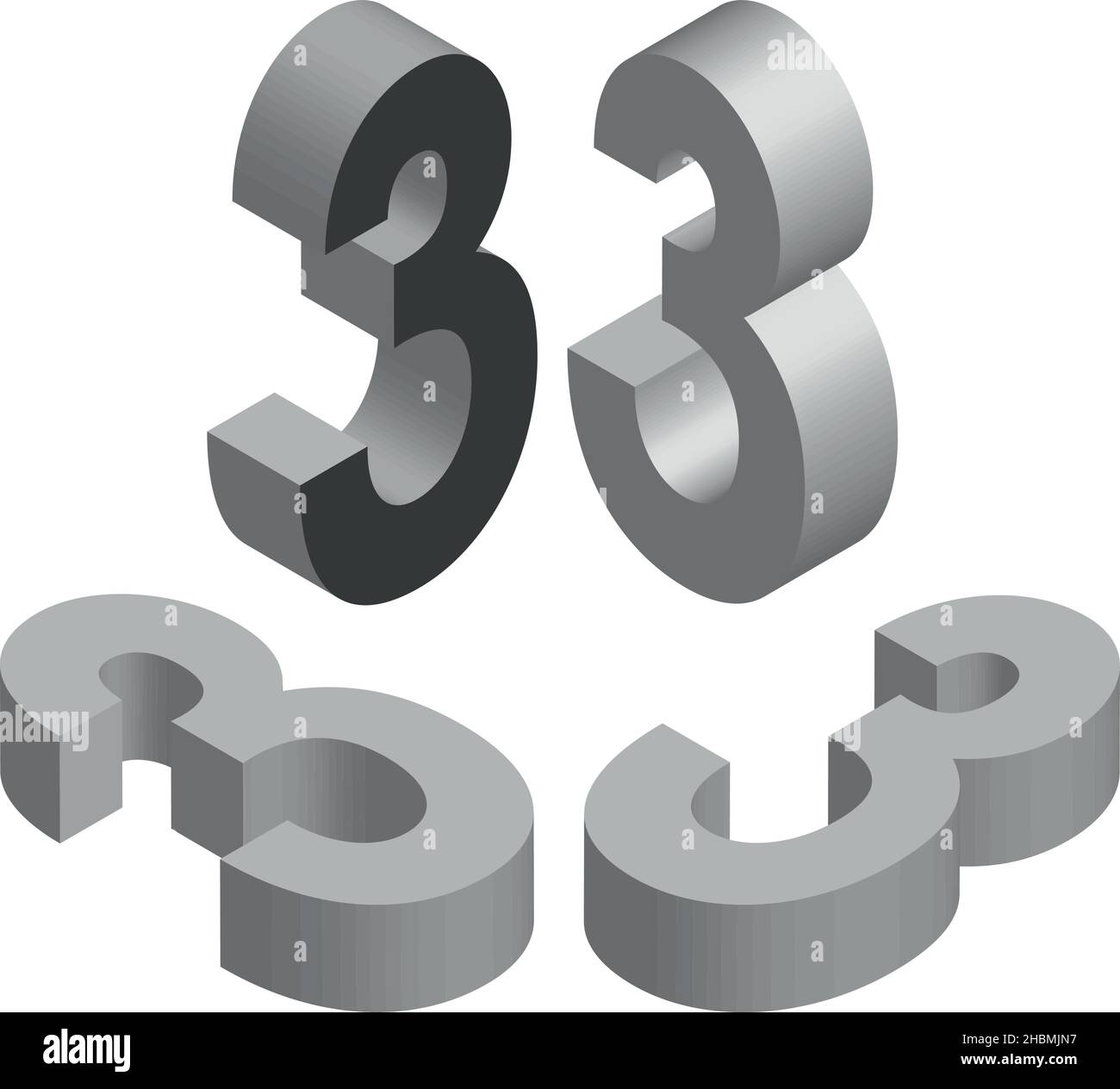 3 dimensional art Stock Vector Images - Alamy