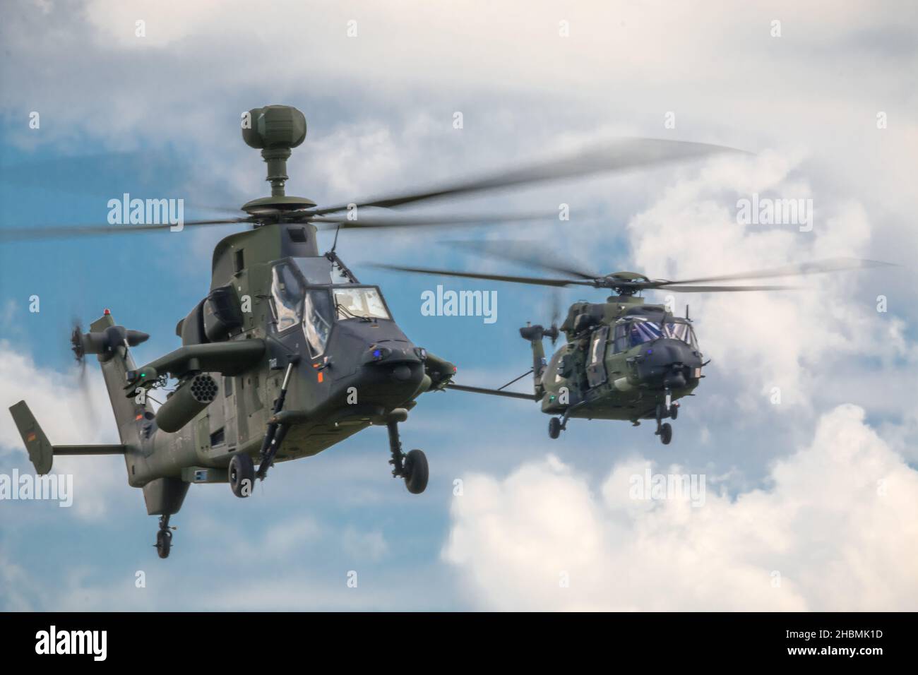 FASSBERG, GERMANY - Jul 30, 2019: Hubschrauber Verband Bundeswehr ...