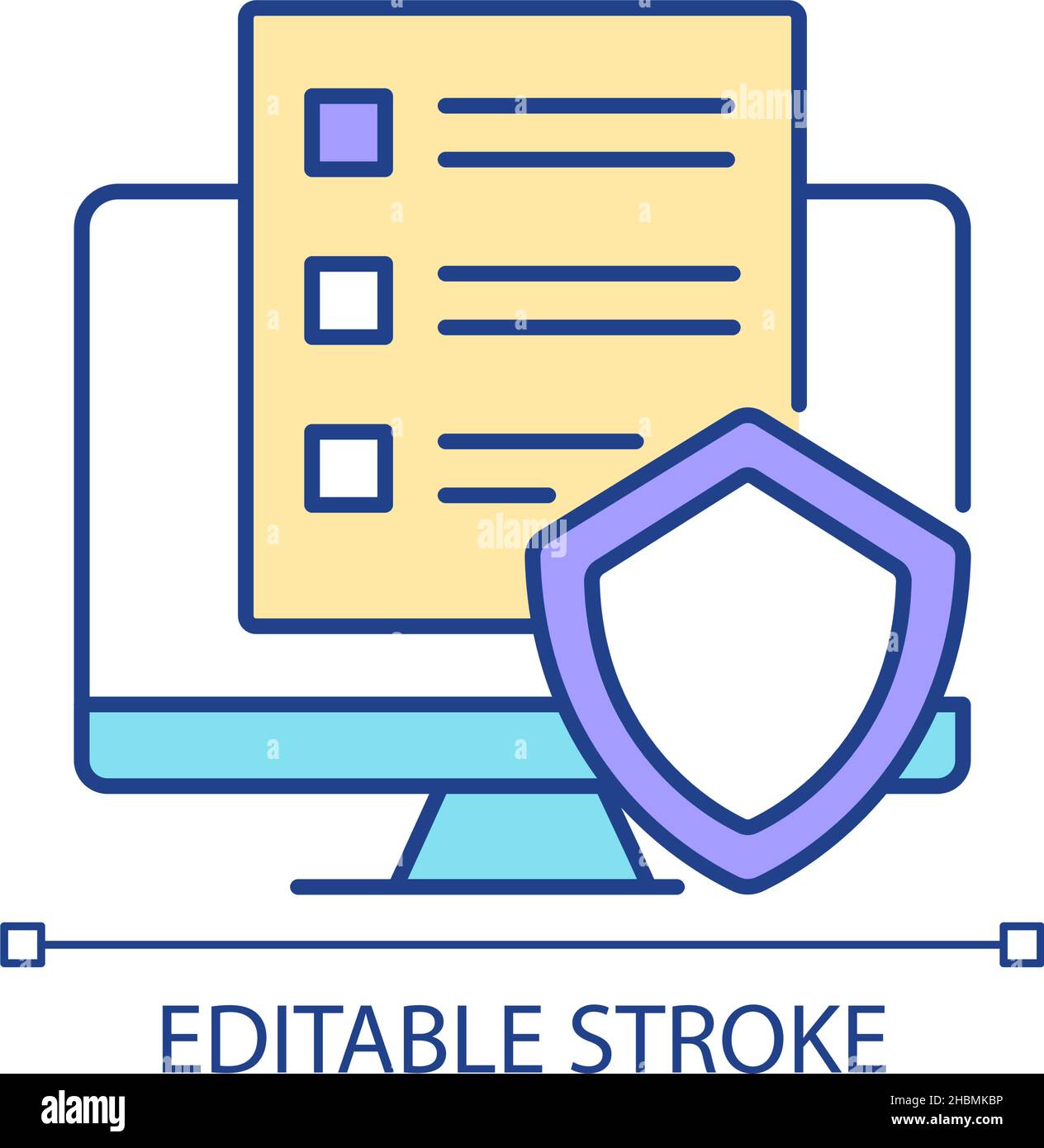 Cyber policy RGB color icon Stock Vector Image & Art - Alamy