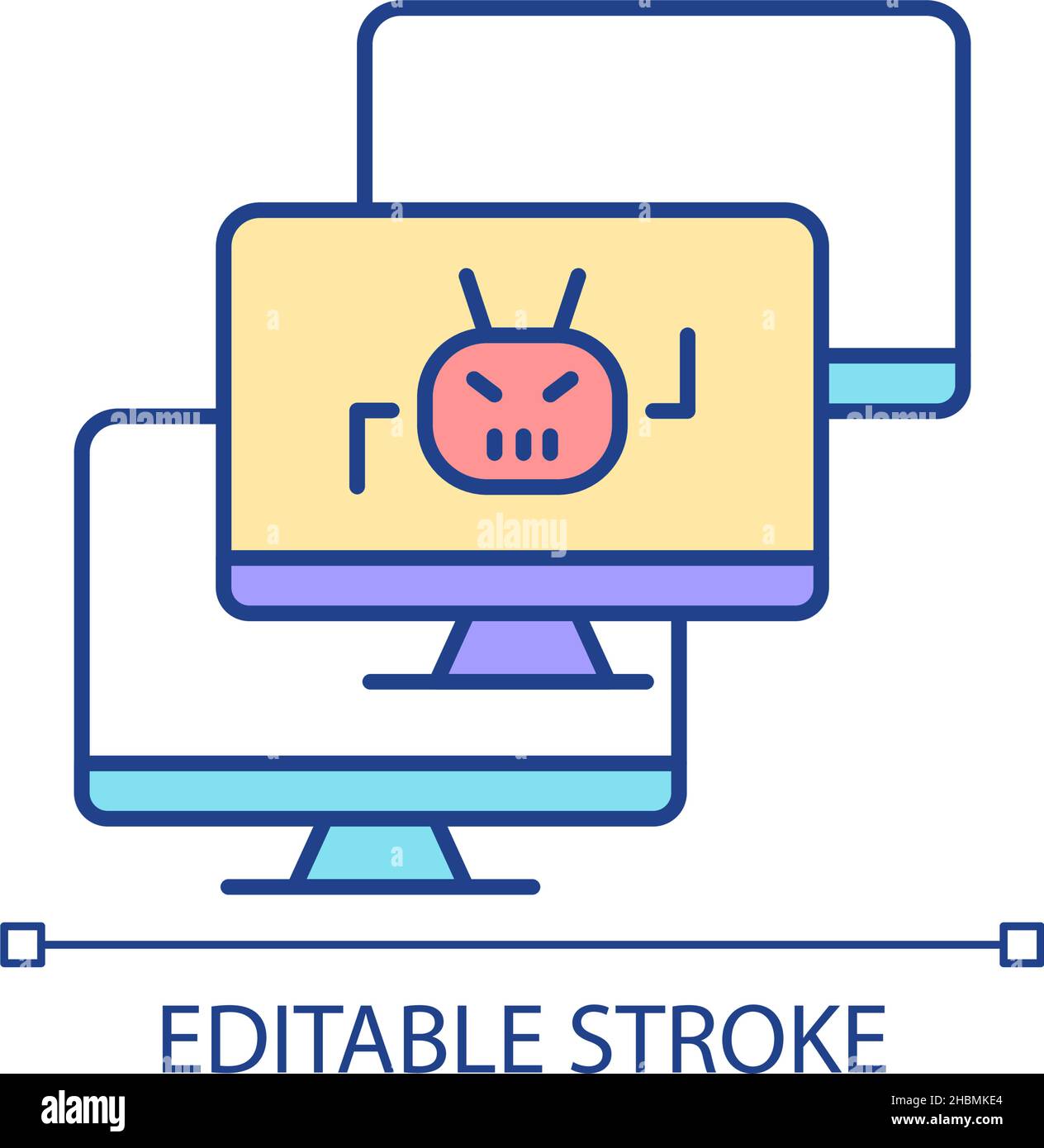 Botnet RGB color icon Stock Vector Image & Art - Alamy