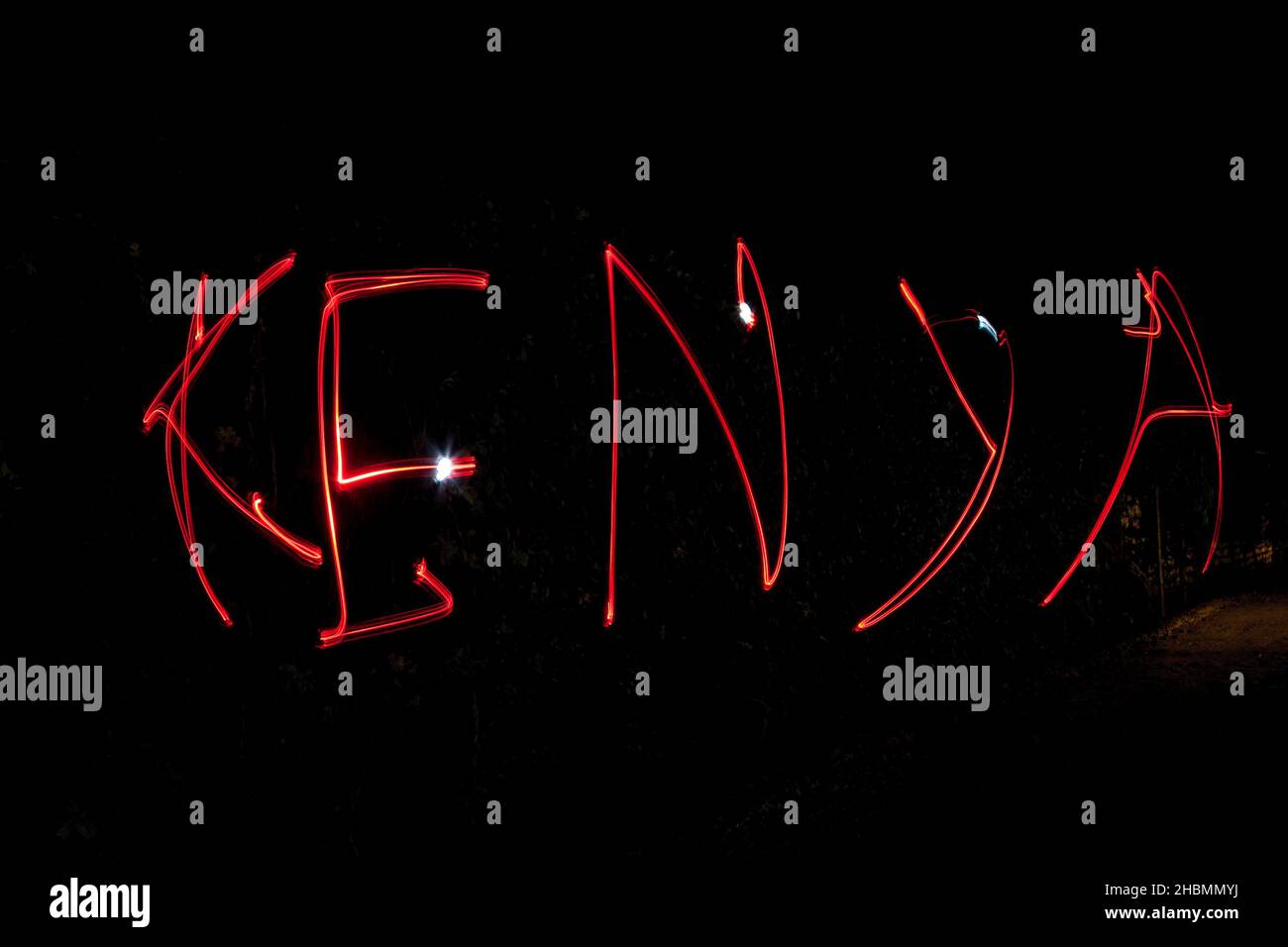 Long exposure text Stock Photo - Alamy