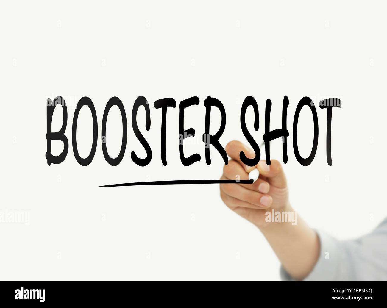Booster shot sign hi-res stock photography and images - Alamy