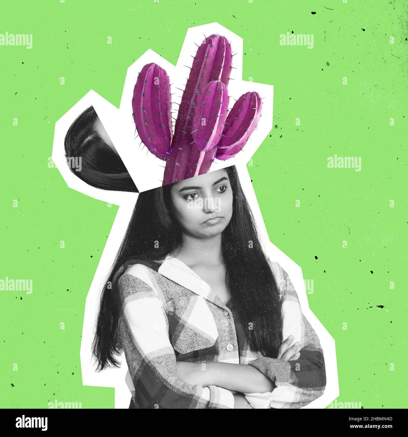 Modern design, contemporary art collage. Inspiration, idea, trendy ...