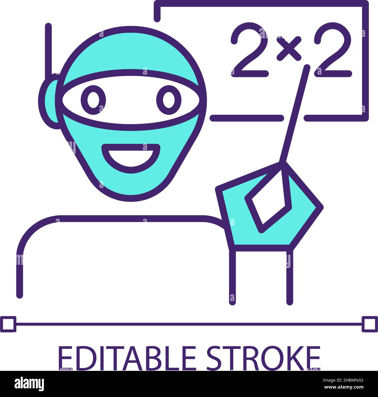 Robotics teacher college Stock Vector Images - Alamy