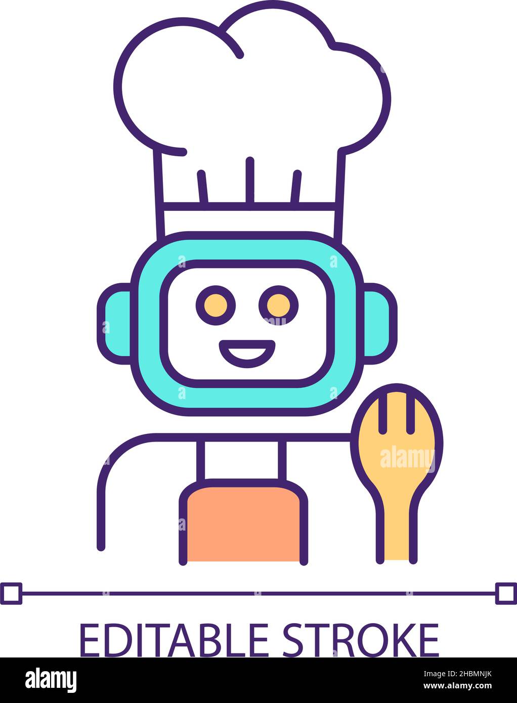 Kitchen robotics Stock Vector Images - Alamy