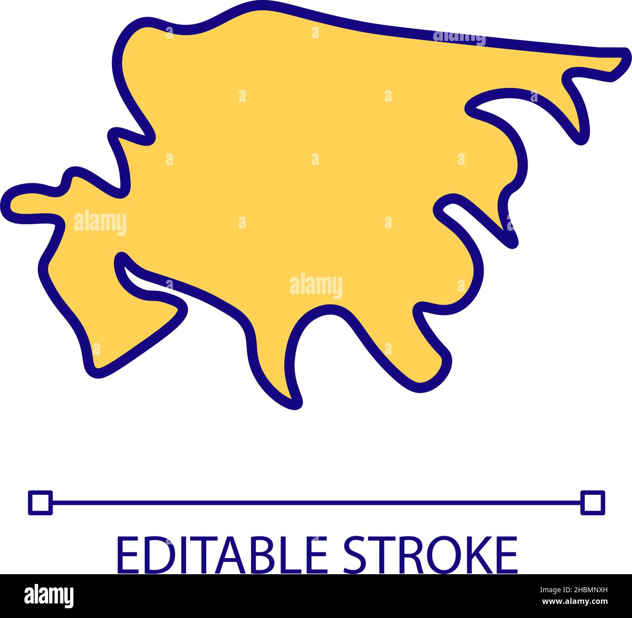 Asia continent RGB color icon Stock Vector Image & Art - Alamy