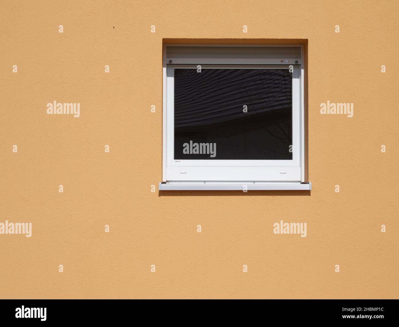 House facade with door and window Stock Photo - Alamy
