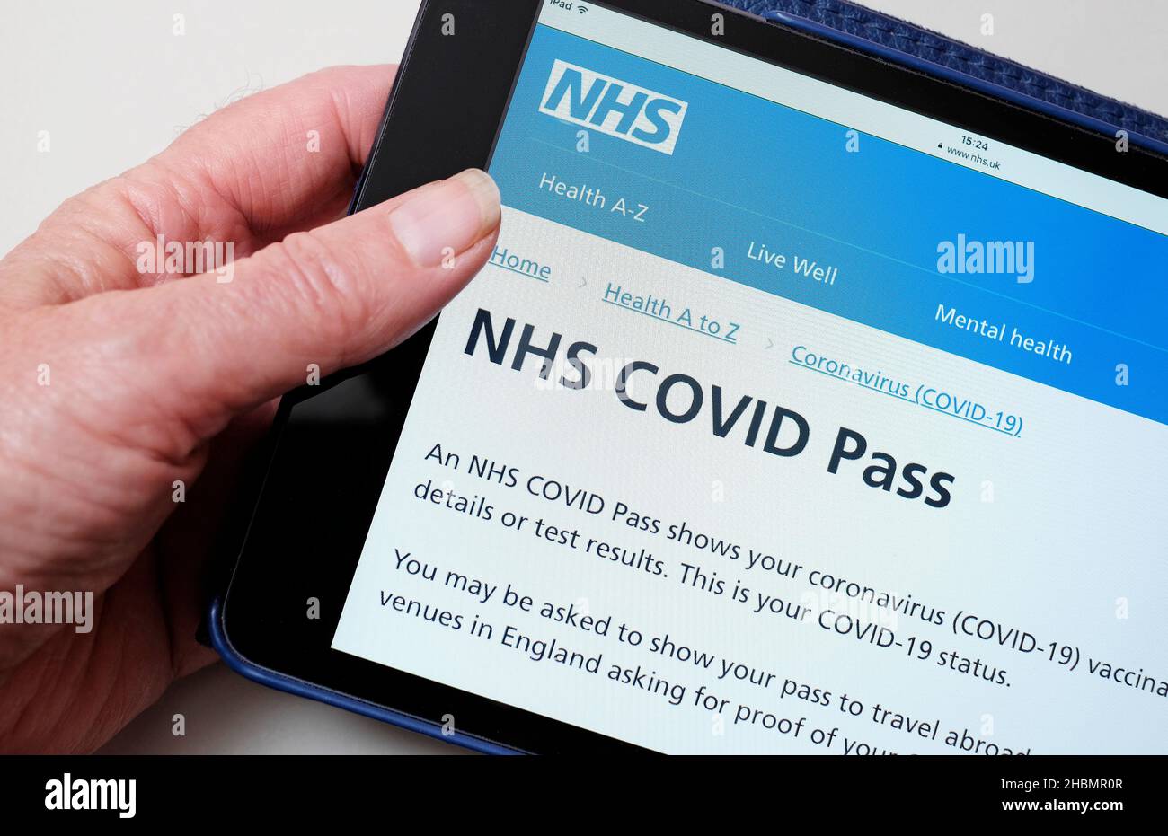 Nhs covid pass booster hi-res stock photography and images - Alamy