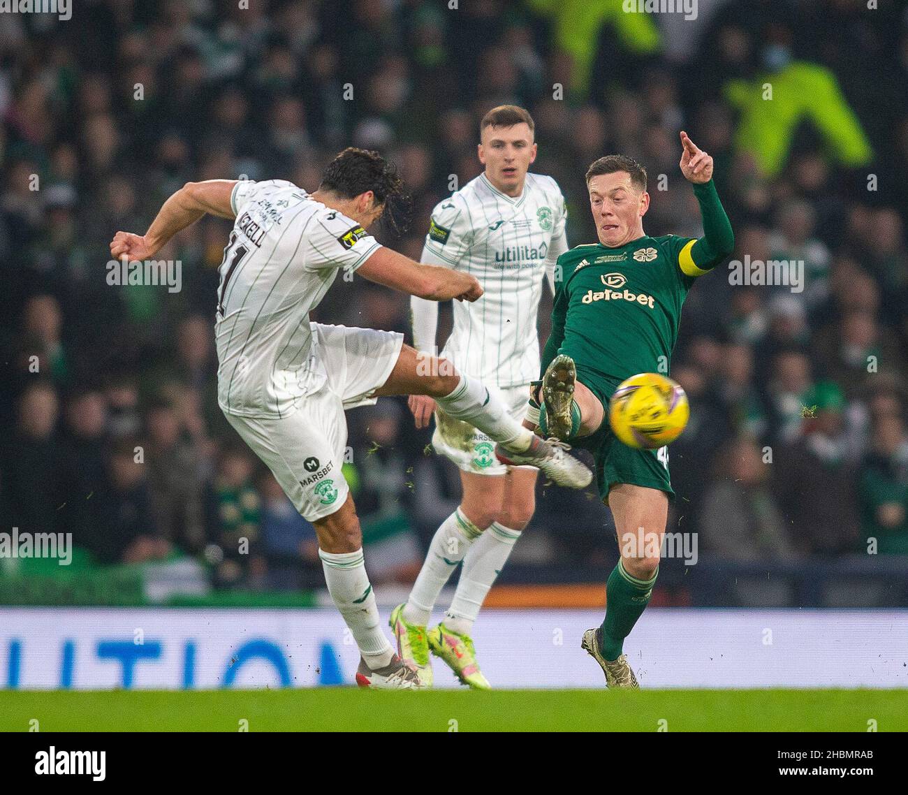 Hampden Park, Glasgow, UK. 19th Dec, 2021. Scottish League Cup final ...