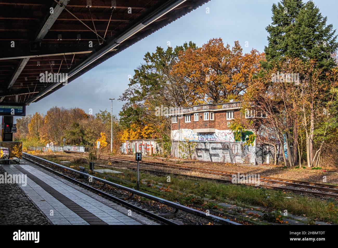 S Schönholz, S-bahn Station serning S1, S25 And S26 Line ,in ...