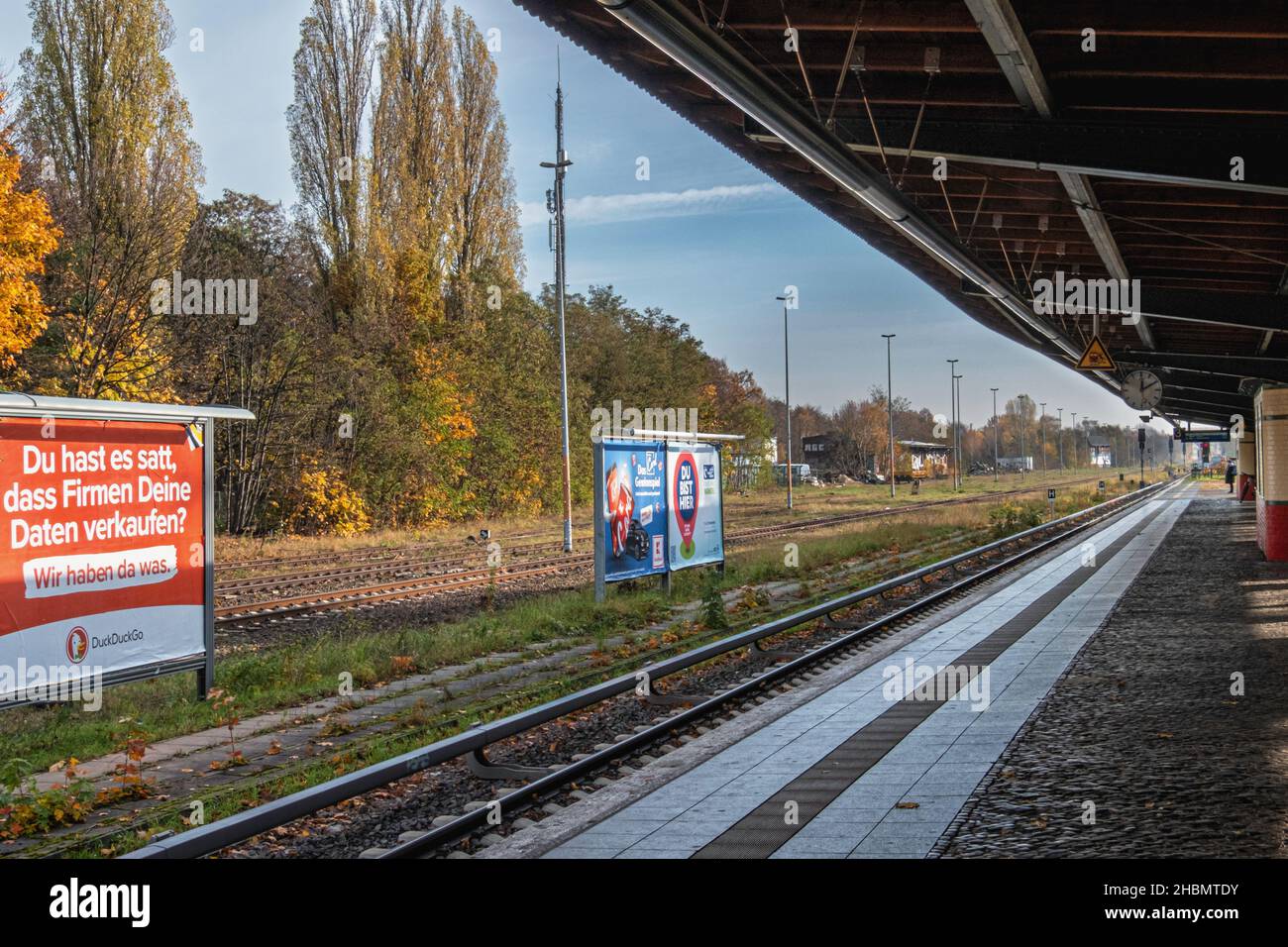 S Schönholz, S-bahn Station serning S1, S25 And S26 Line ,in ...