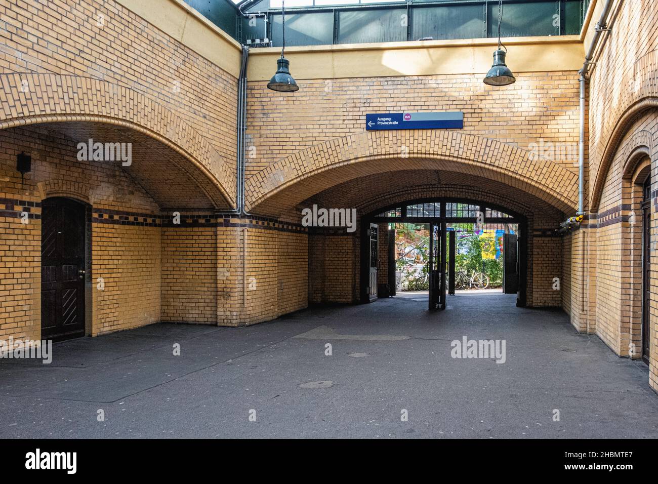 S Schönholz, S-bahn Station entrance hall serning S1, S25 And S26 Line ...