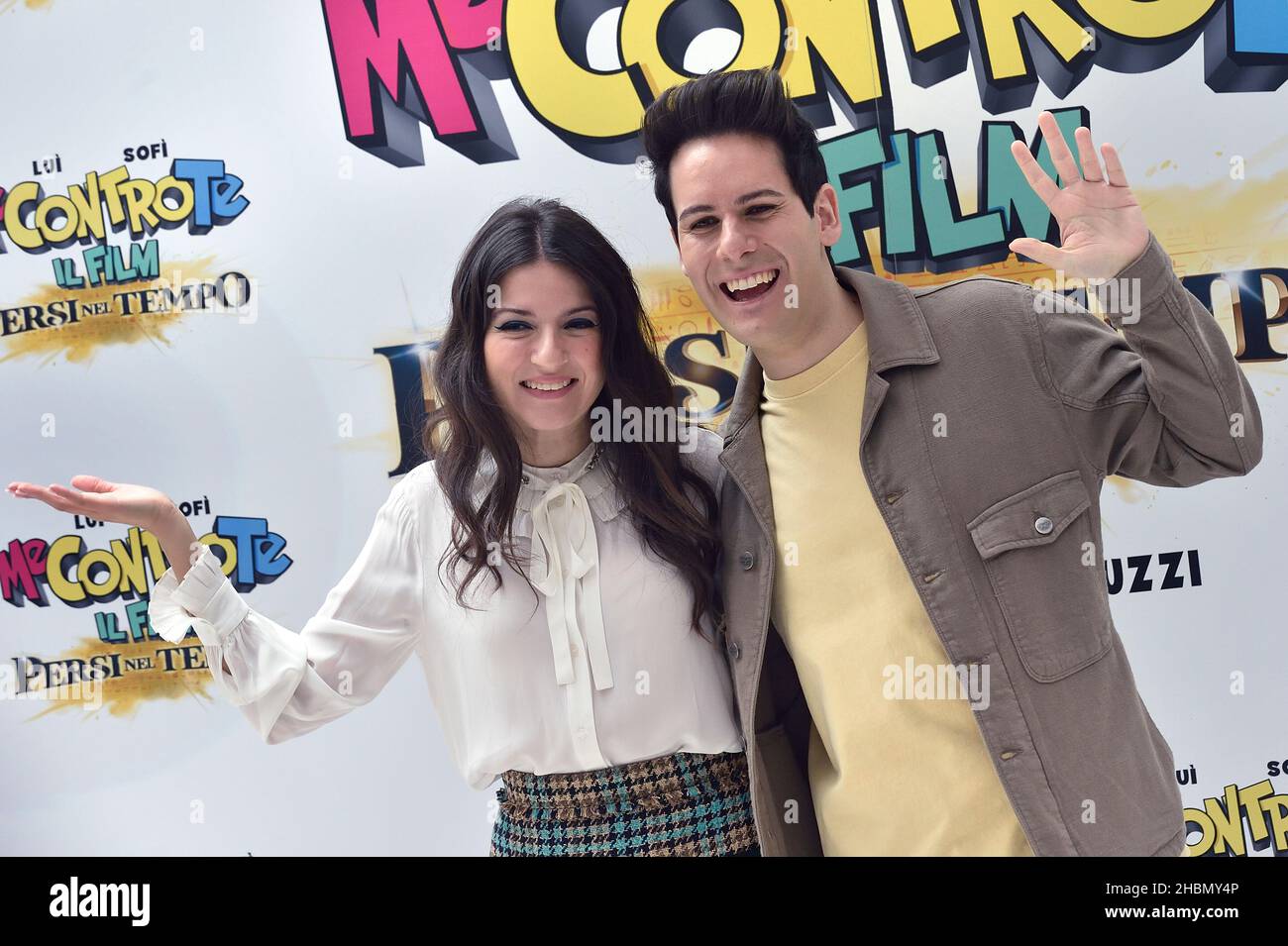 Rome, Italy. 20th Dec, 2021. Sofia Scalia and Luigi Calagna attend the ...