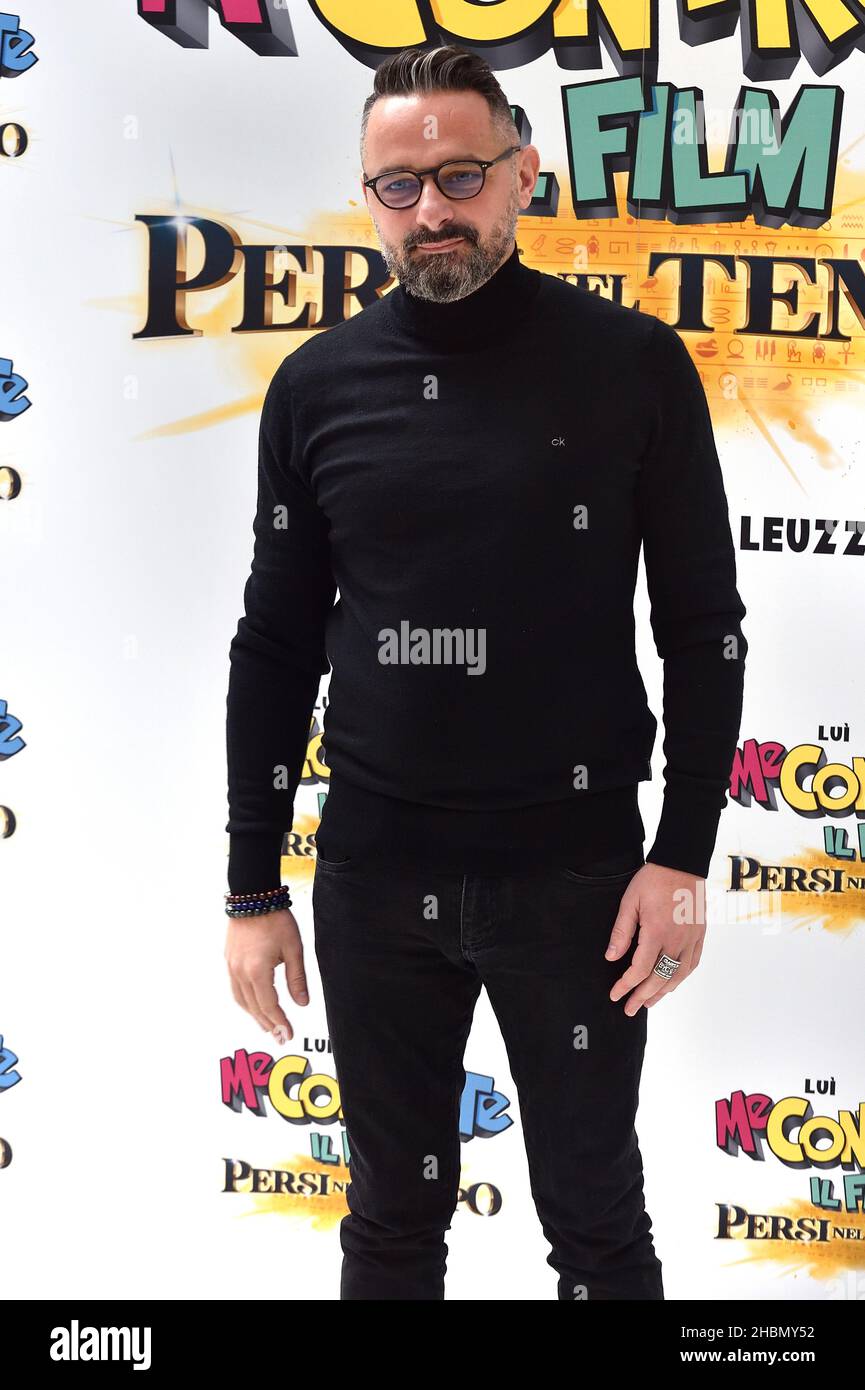 Rome, Italy. 20th Dec, 2021. Gianluca Leuzzi attend the photocall of ...