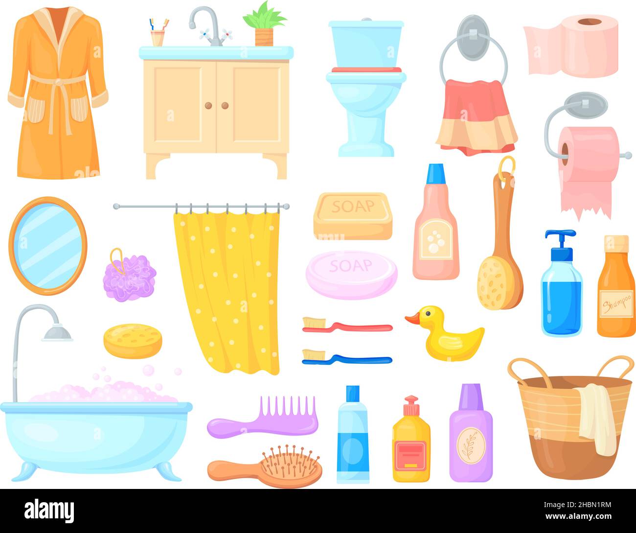 Body bath item Cut Out Stock Images & Pictures - Alamy