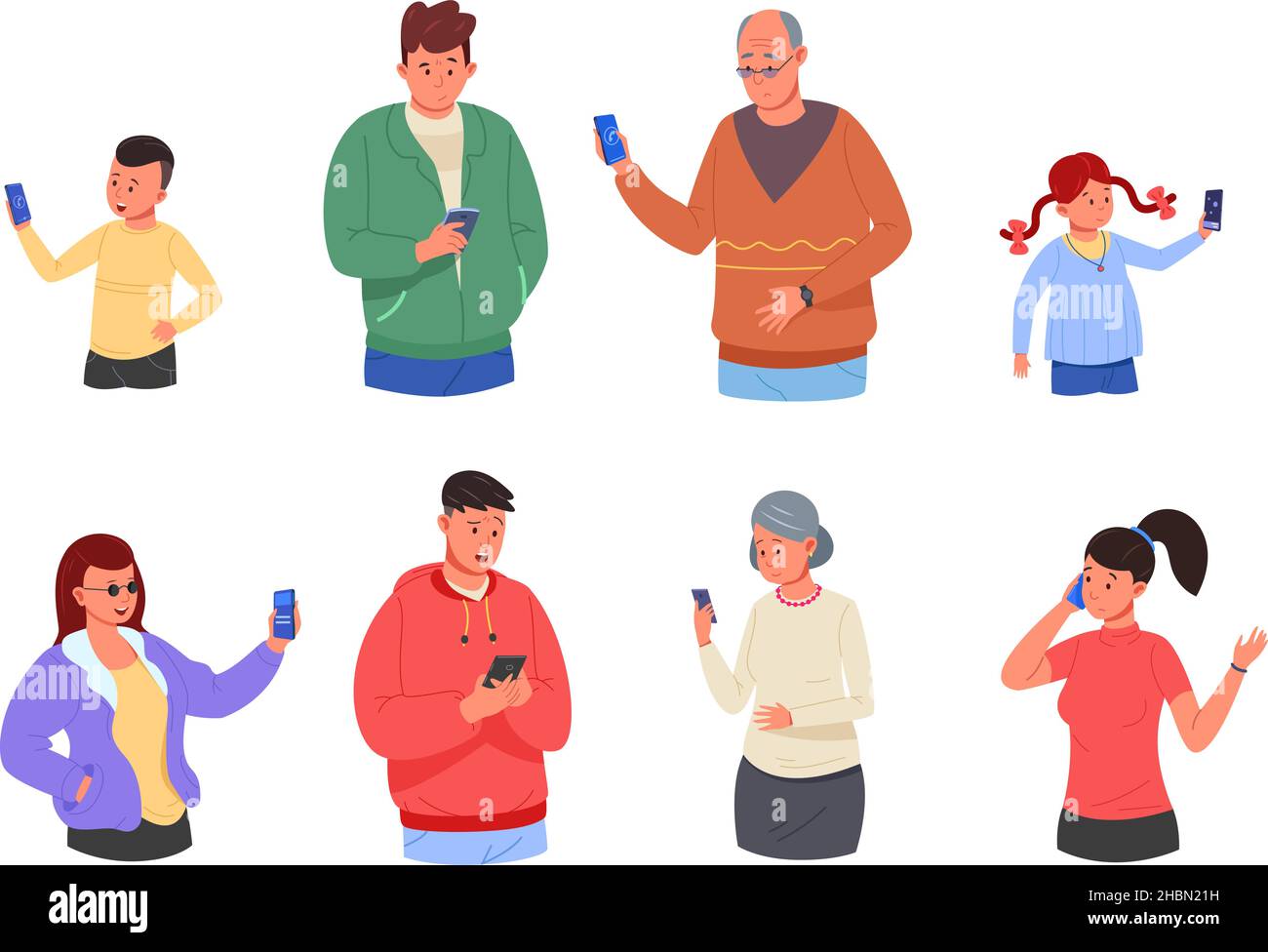 Teen male mobile phone talk Stock Vector Images - Alamy