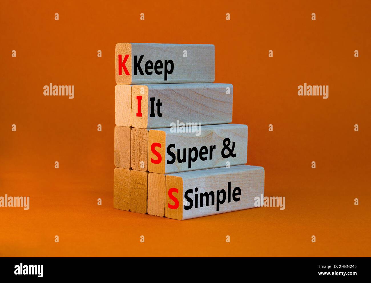 Acronym kiss keep super short hi-res stock photography and images - Alamy