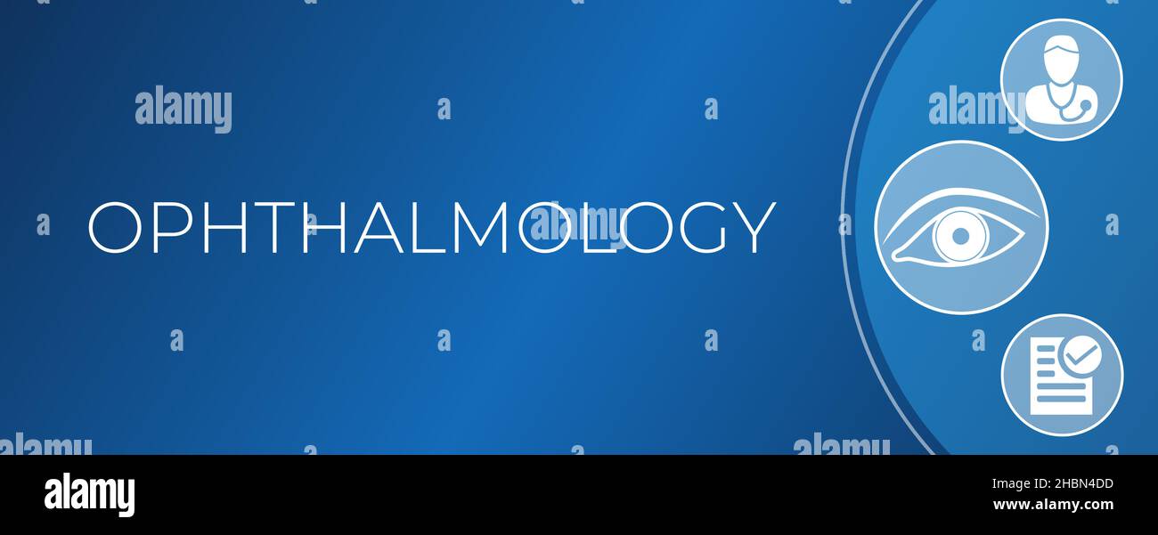 Ophthalmology Banner Illustration Background Stock Vector Image & Art ...