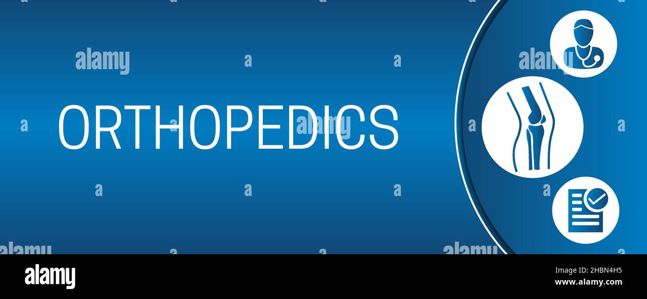 Orthopedics Banner Background Illustration Stock Vector Image & Art - Alamy