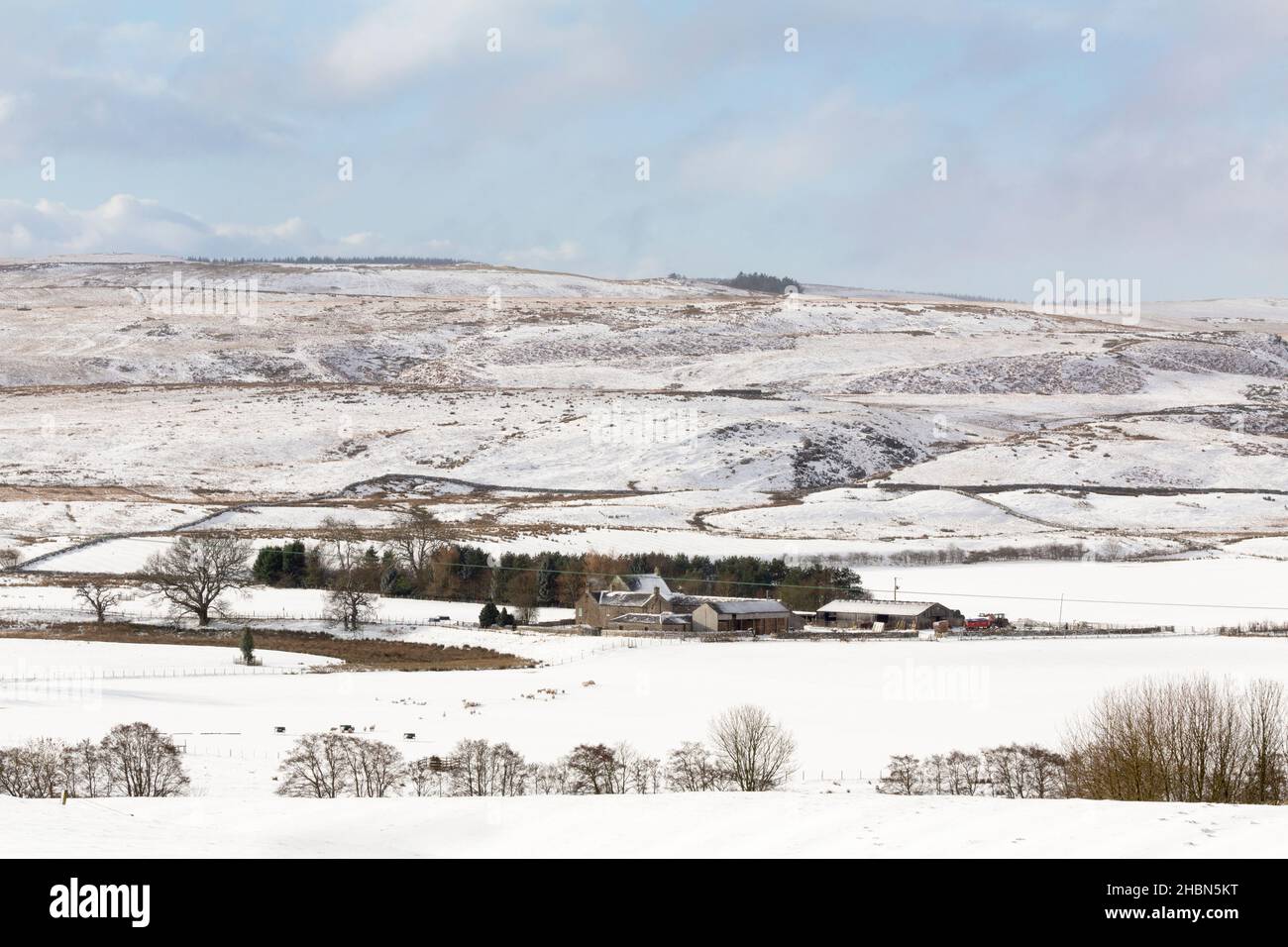 Northumberland Snow Scene High Resolution Stock Photography and Images ...
