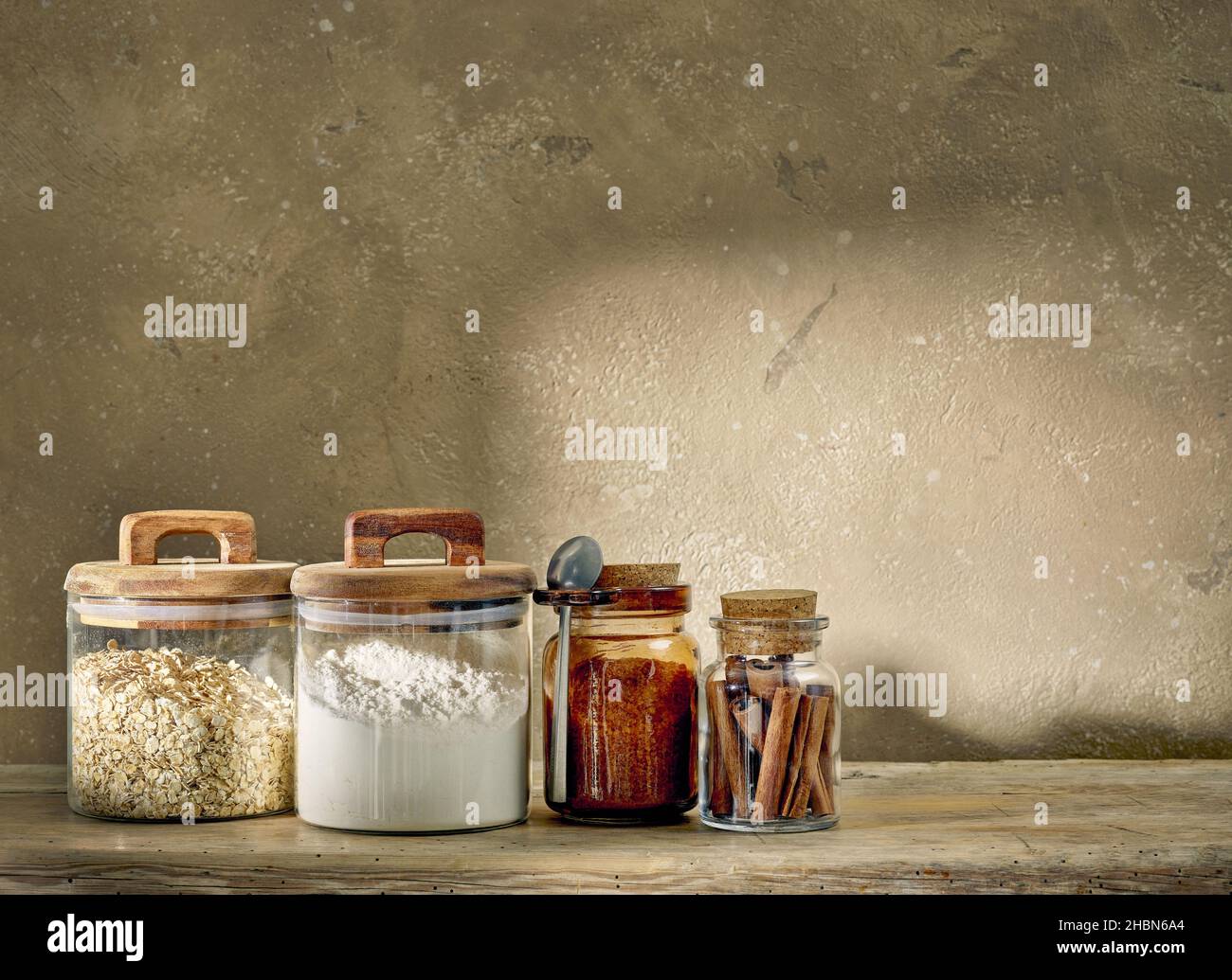 Jars on the table hi-res stock photography and images - Alamy