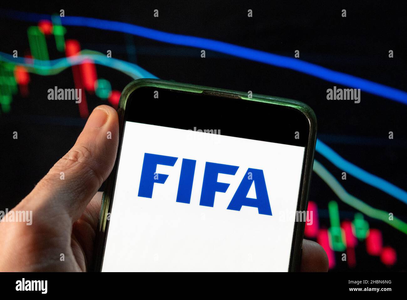 In this photo illustration the Fédération Internationale de Football ...