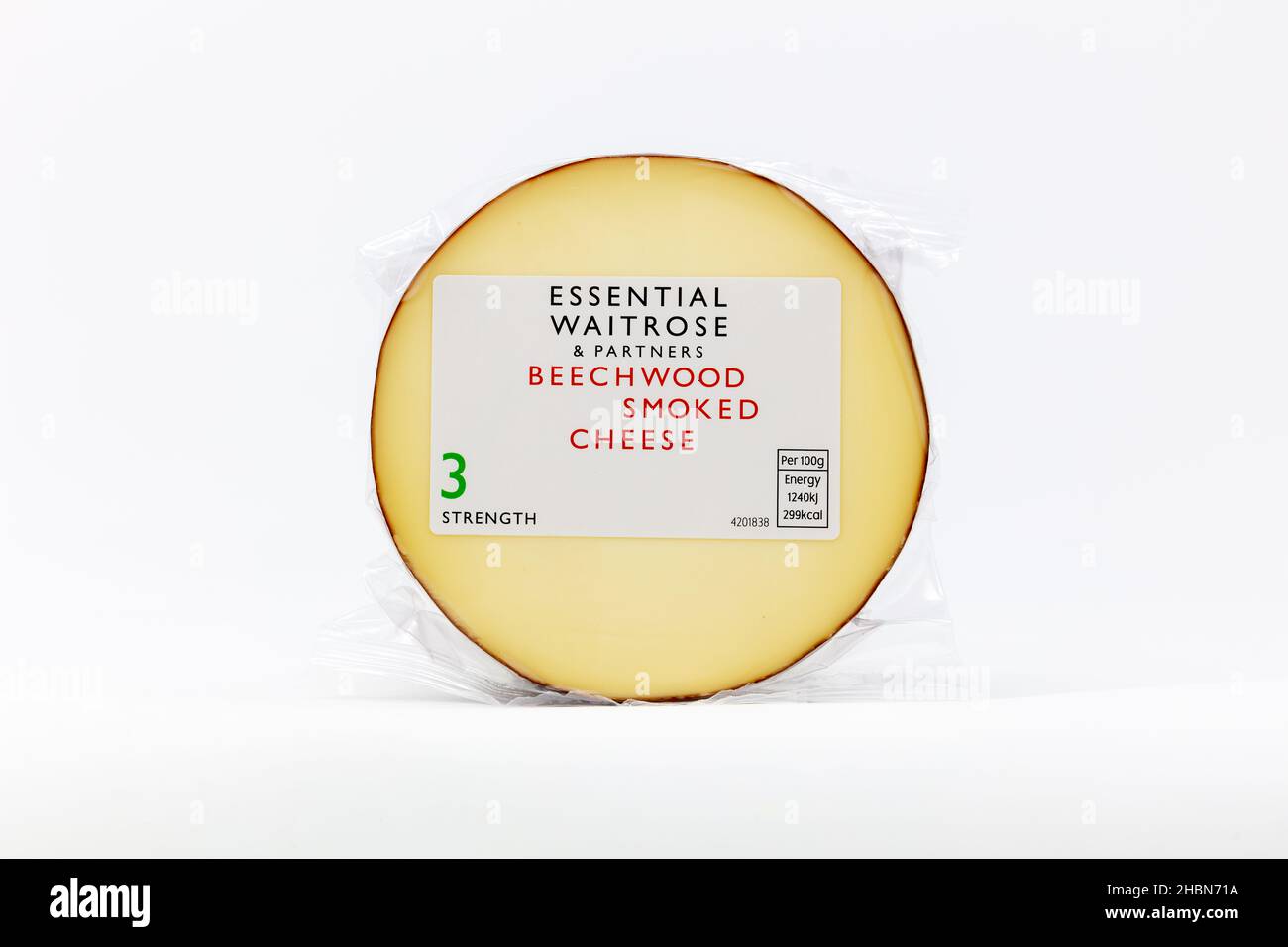 Essential Waitrose Beechwood Smoked Cheese Stock Photo - Alamy