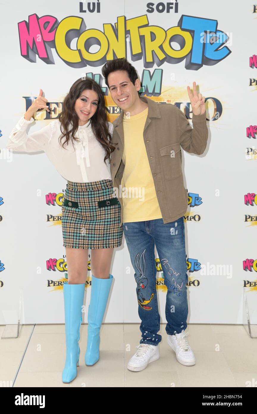 Sofia Scalia and Luigi Calagna attend at the photocall of the movie Me ...