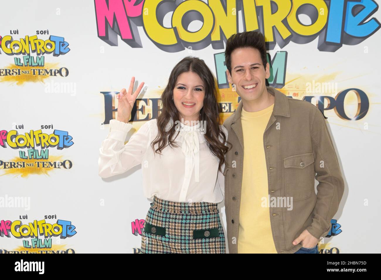 Sofia Scalia and Luigi Calagna attend at the photocall of the movie Me ...