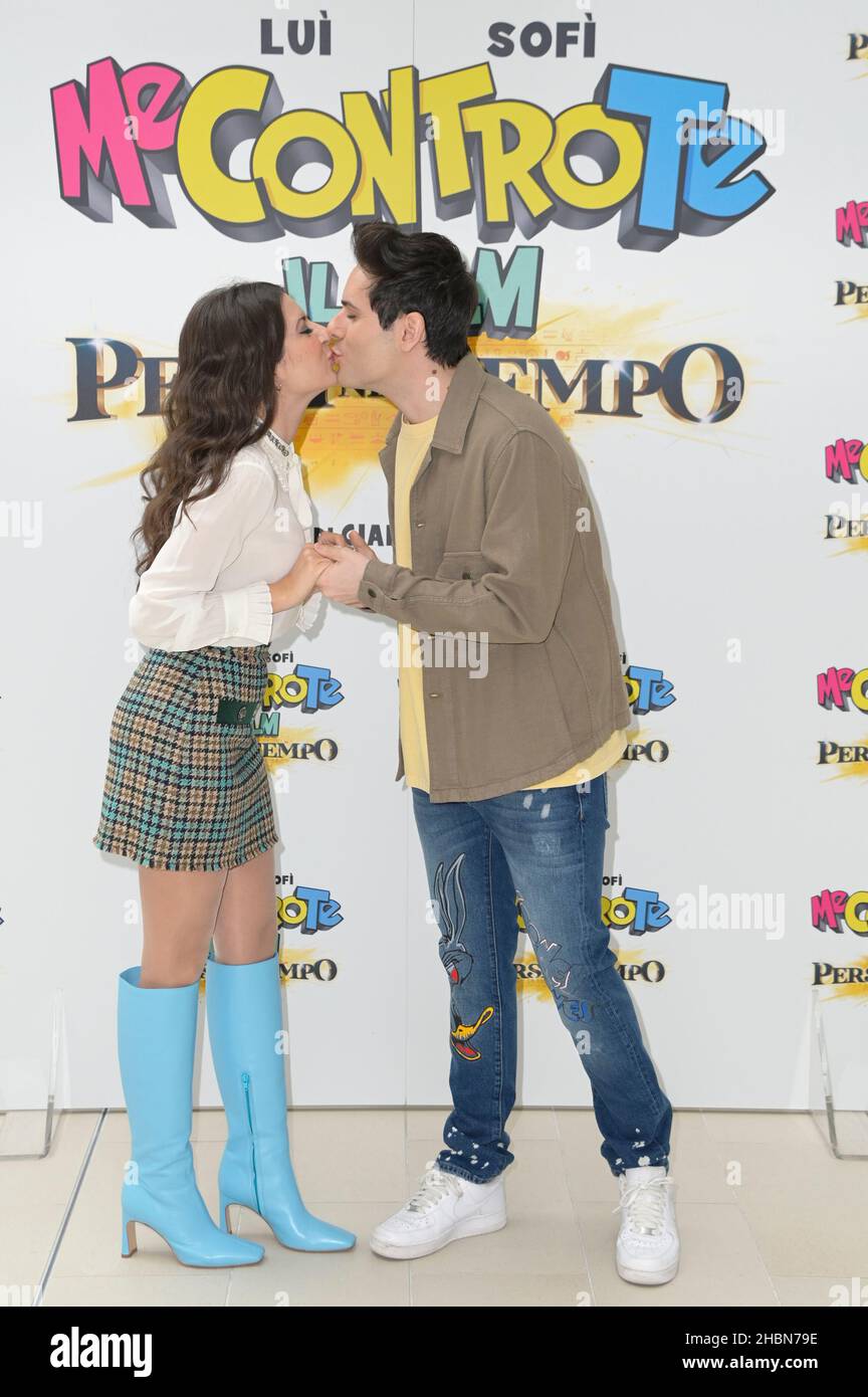 Sofia Scalia and Luigi Calagna attend at the photocall of the movie Me ...
