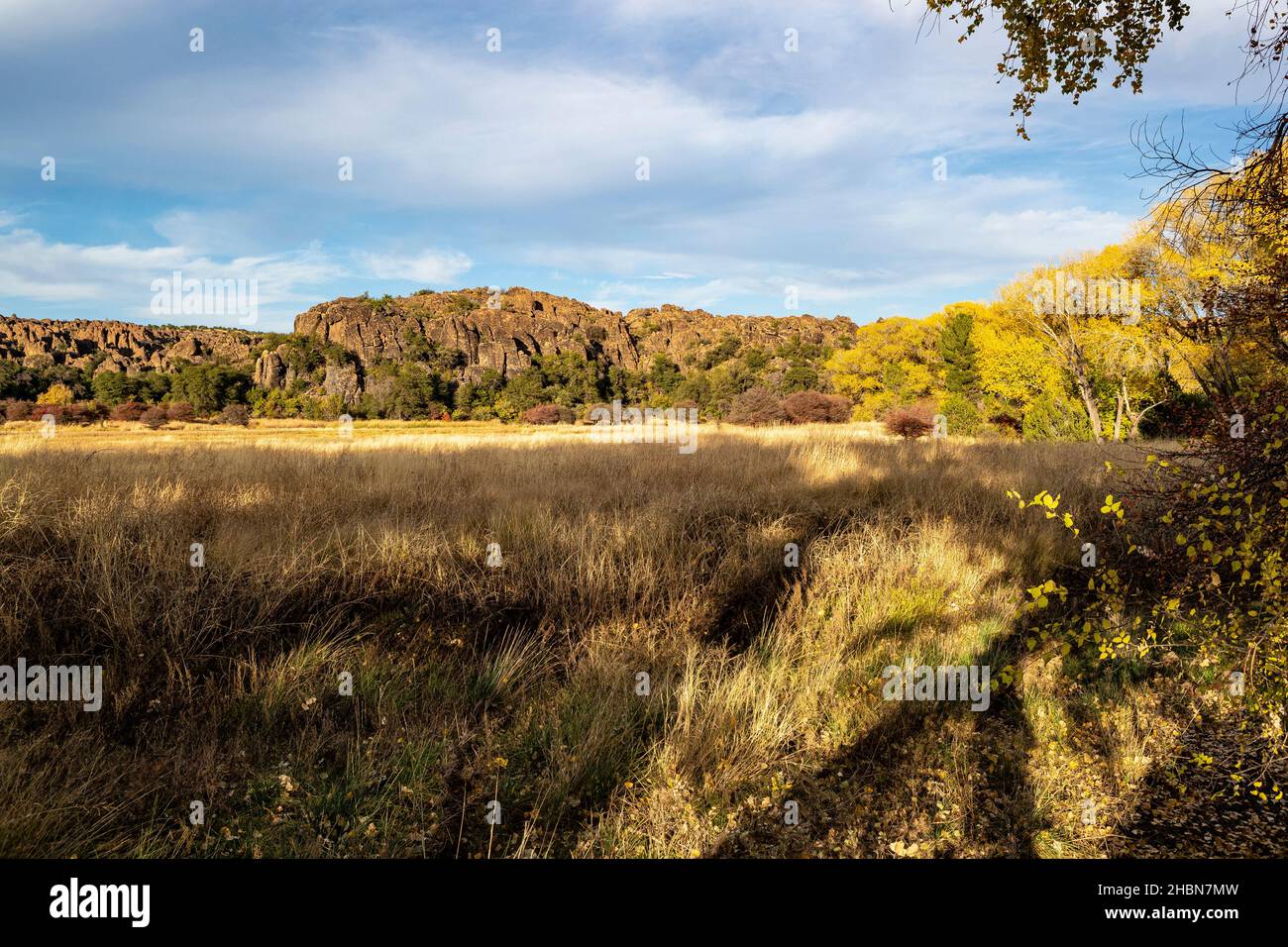 Fall color between Alpine and FT Davis, Texas Stock Photo - Alamy