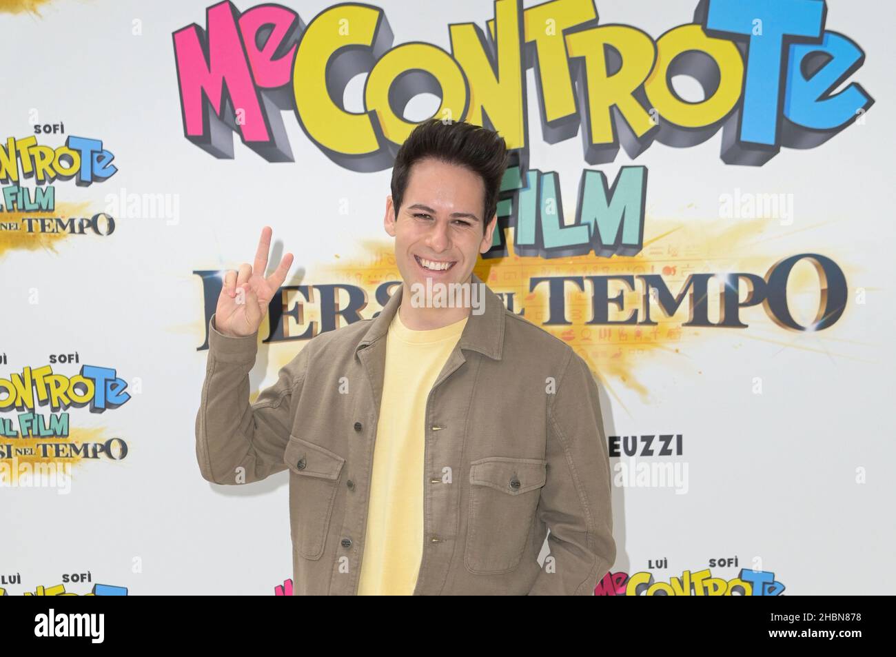 Rome, Italy. 20th Dec, 2021. Luigi Calagna attends at the photocall of ...