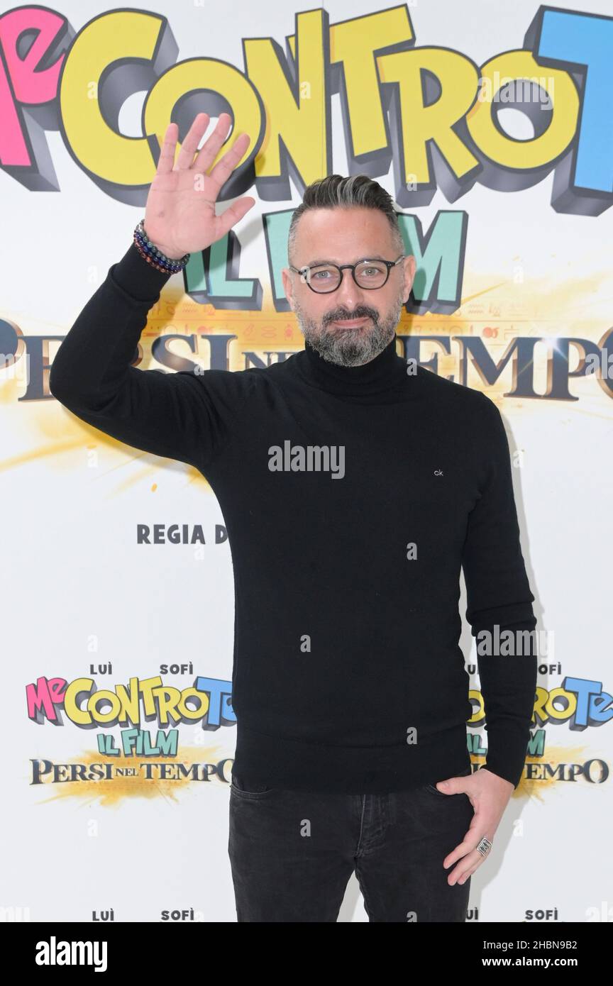 Rome, Italy. 20th Dec, 2021. Gianluca Leuzzi attends at the photocall ...