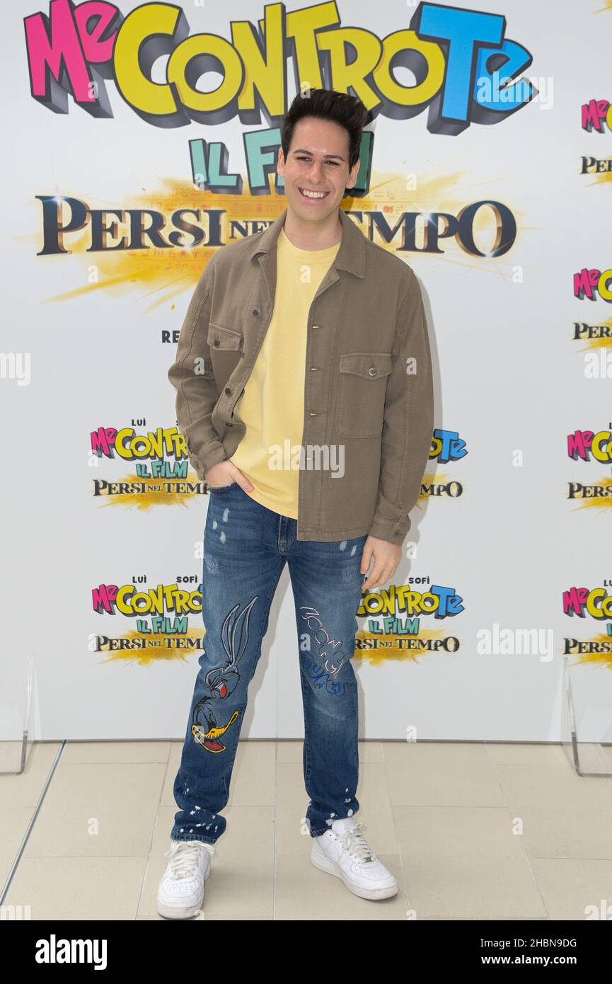 Rome, Italy. 20th Dec, 2021. Luigi Calagna attends at the photocall of ...