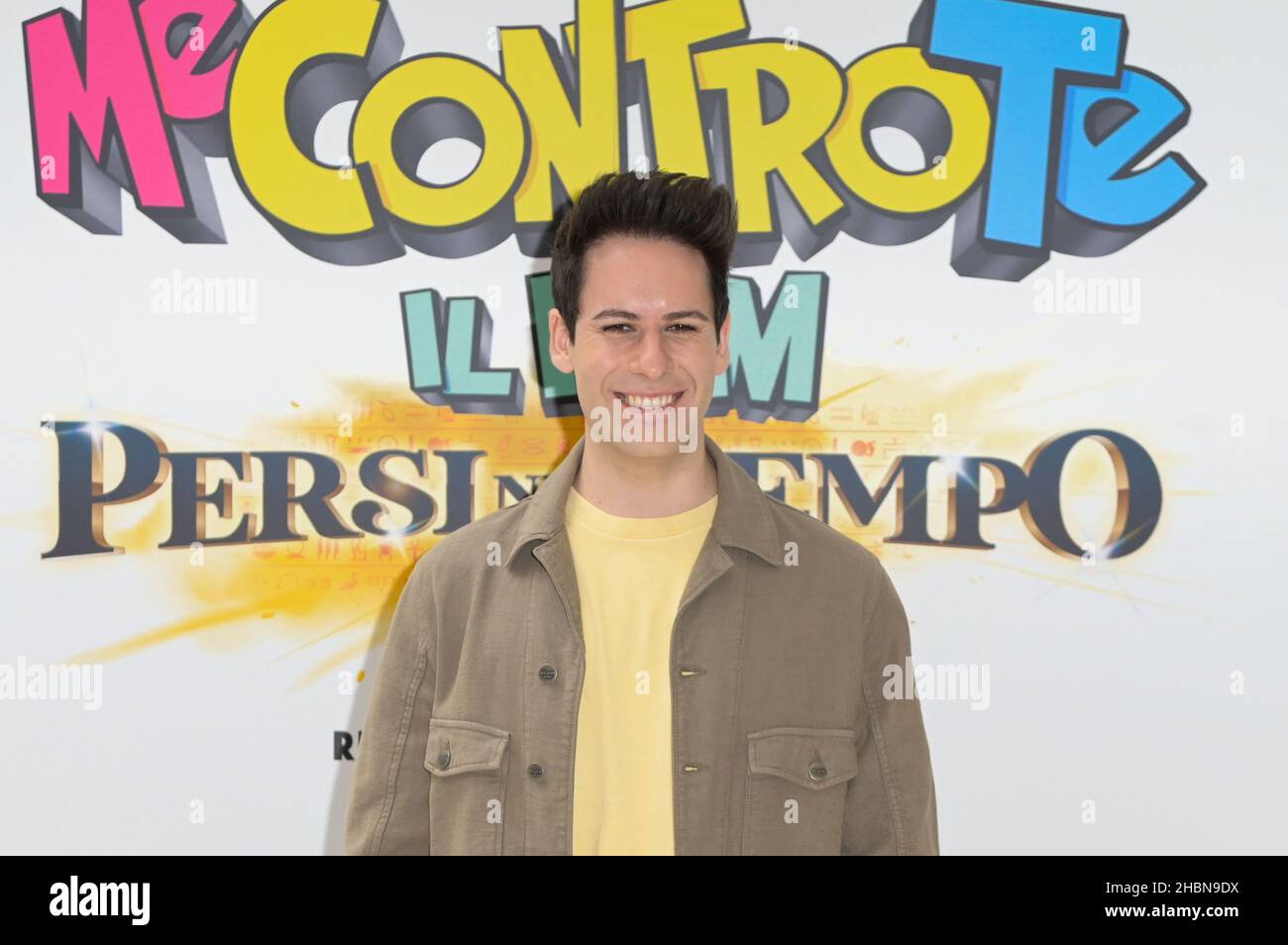 Rome, Italy. 20th Dec, 2021. Luigi Calagna attends at the photocall of ...