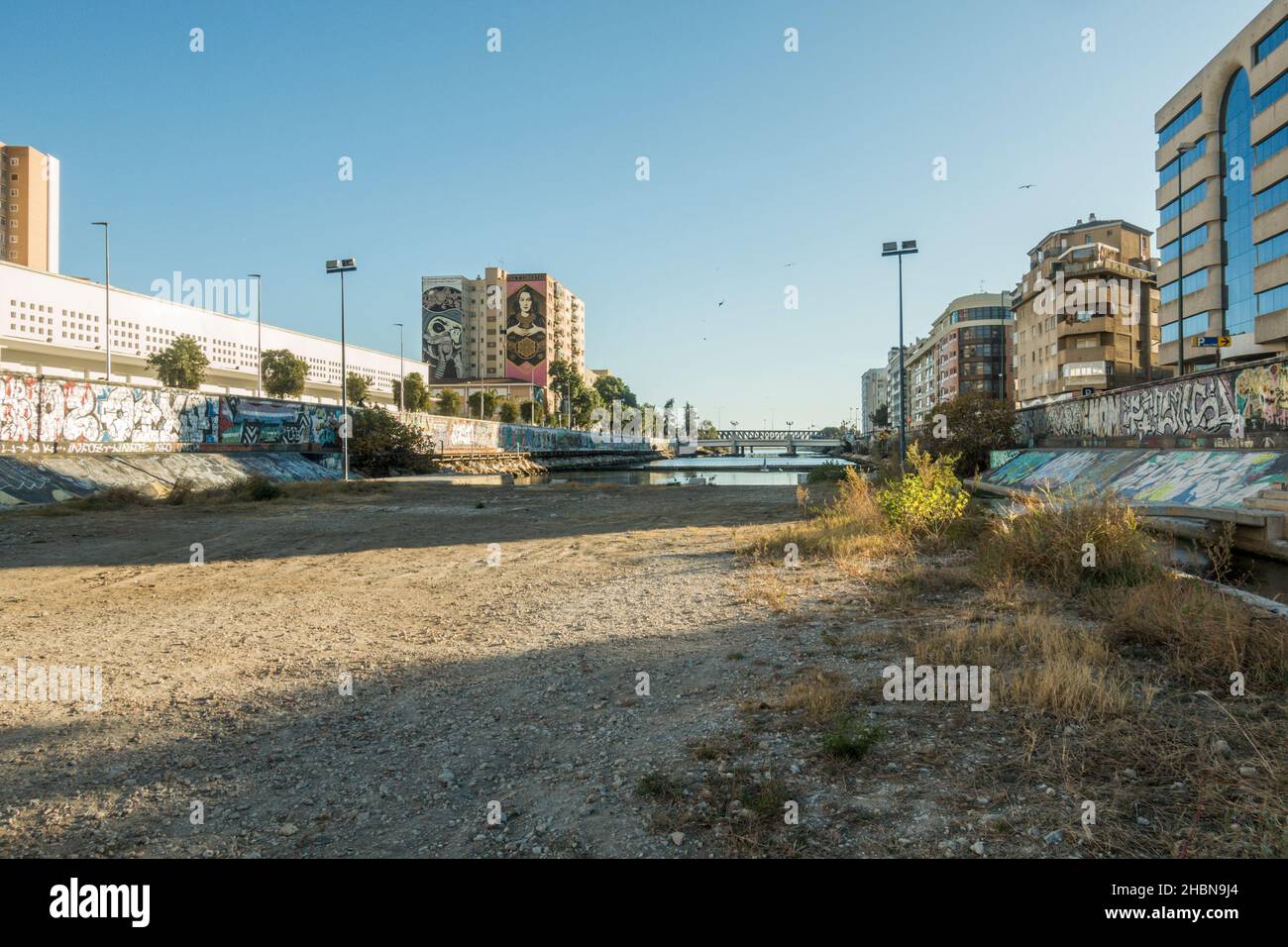 Malaga gudalmedina river hi-res stock photography and images - Alamy