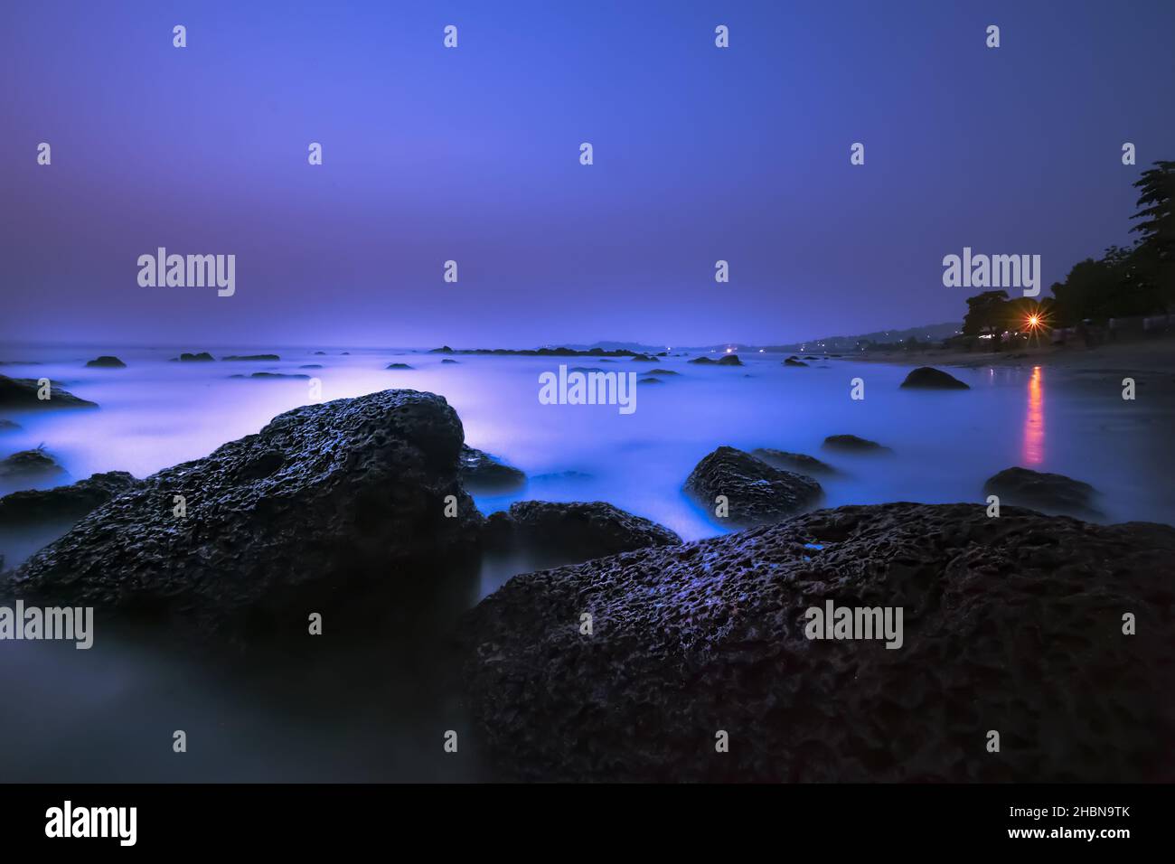 This long exposure picture taken at Laka beach which is most beautiful ...