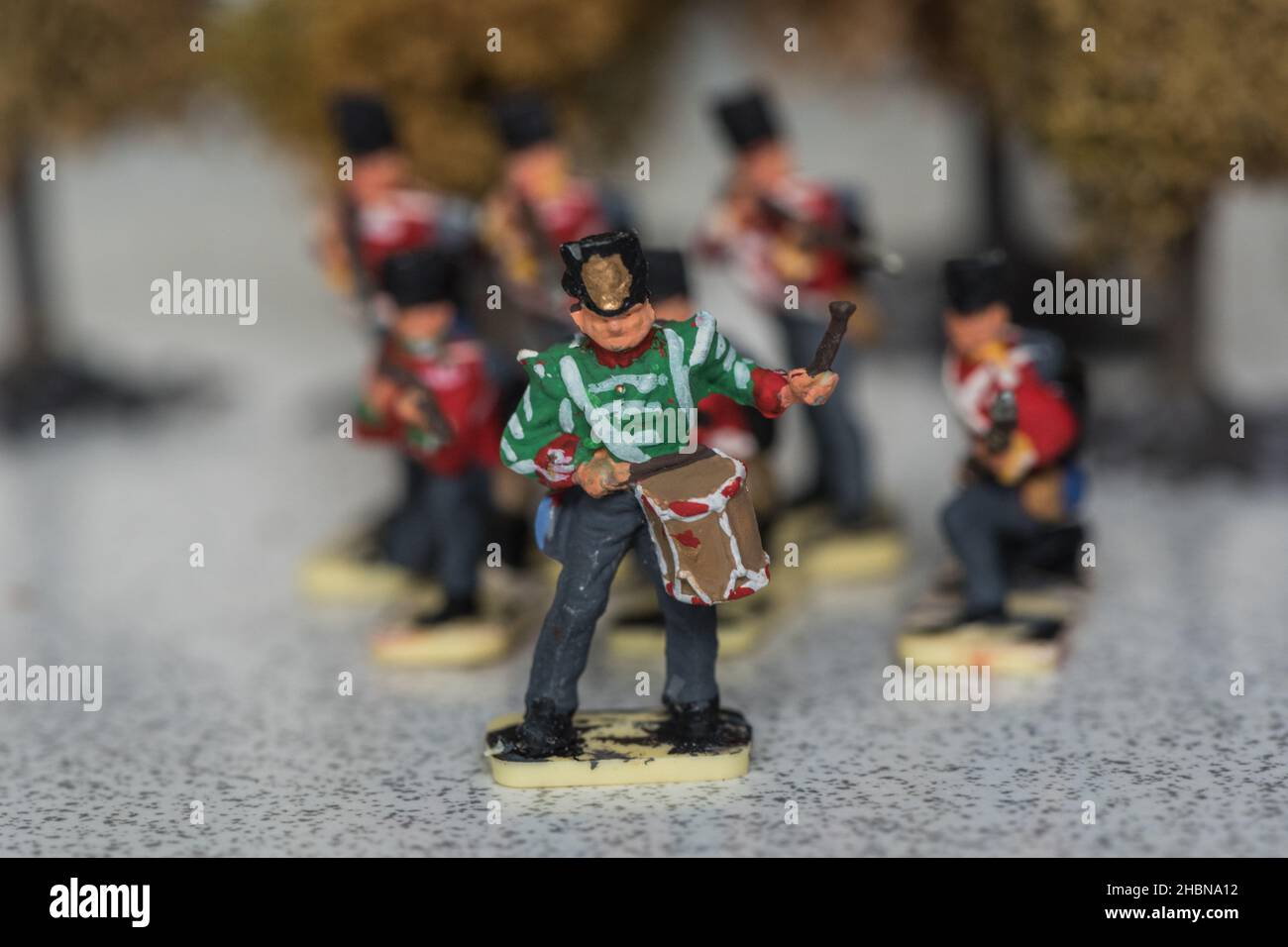 Wargame figure - British Napoleonic Drummer of the 39th Foot Stock ...