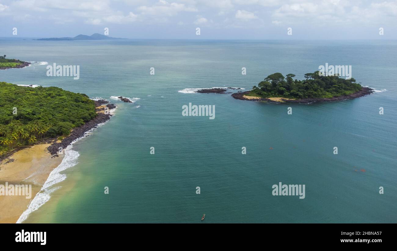 Aerial view of bureh beach, Freetown, Sierra Loene Stock Photo - Alamy Aerial view of bureh beach, Freetown, Sierra Loene Stock Photo - Alamy