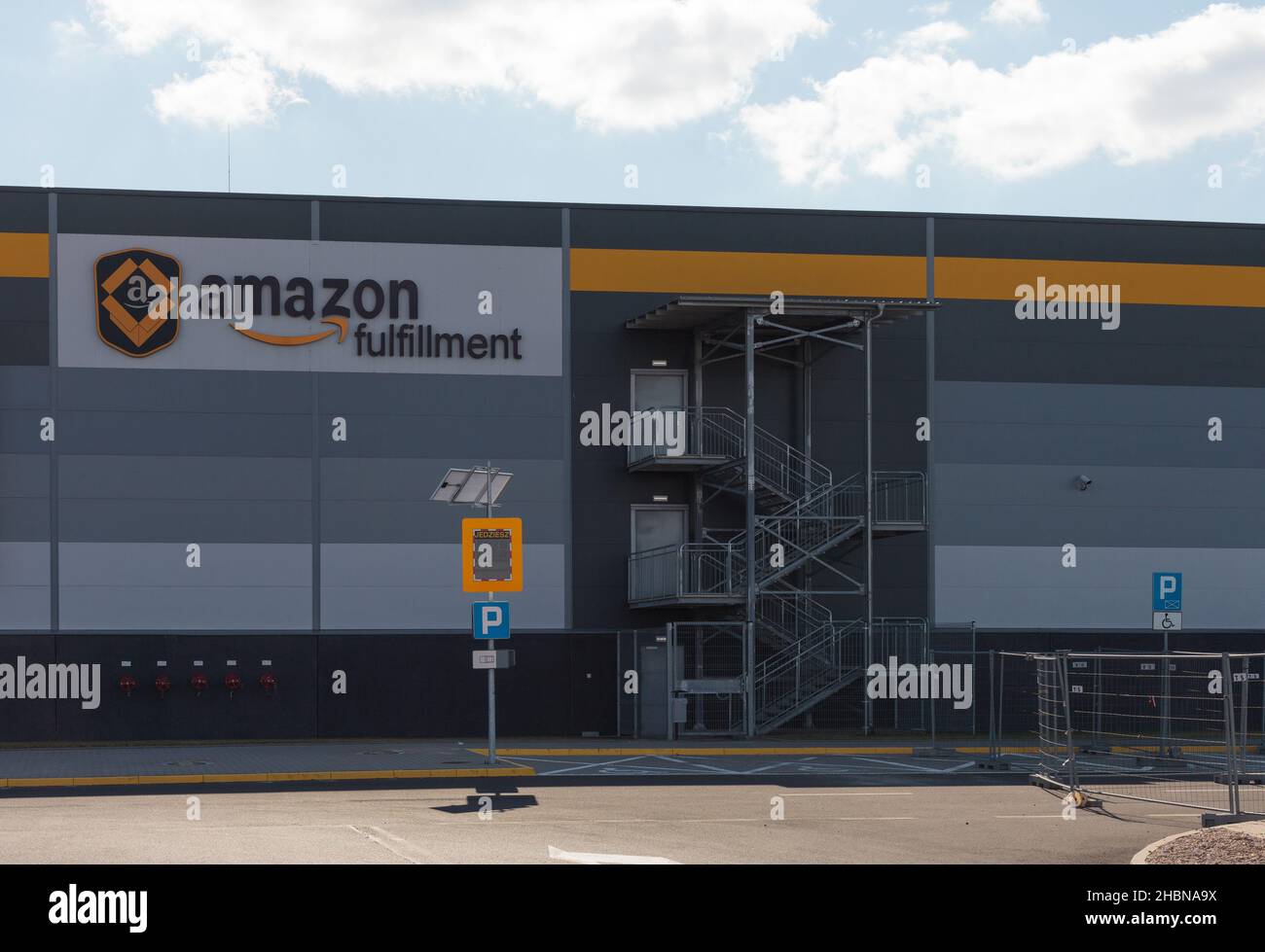 POZNAN, POLAND - May 06, 2021: Amazon Logistics Center in Poznan ...