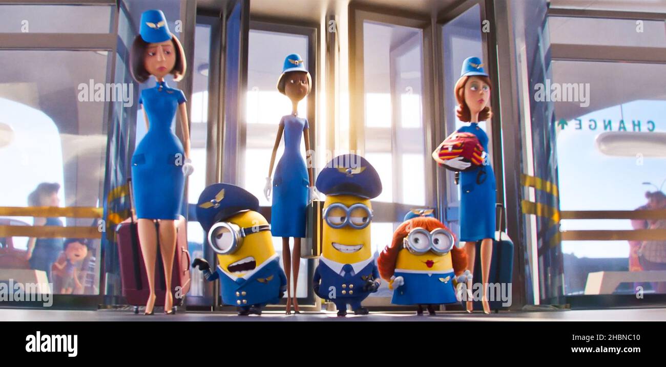 USA. A scene from the (C)Universal Pictures new film: Minions: The Rise ...